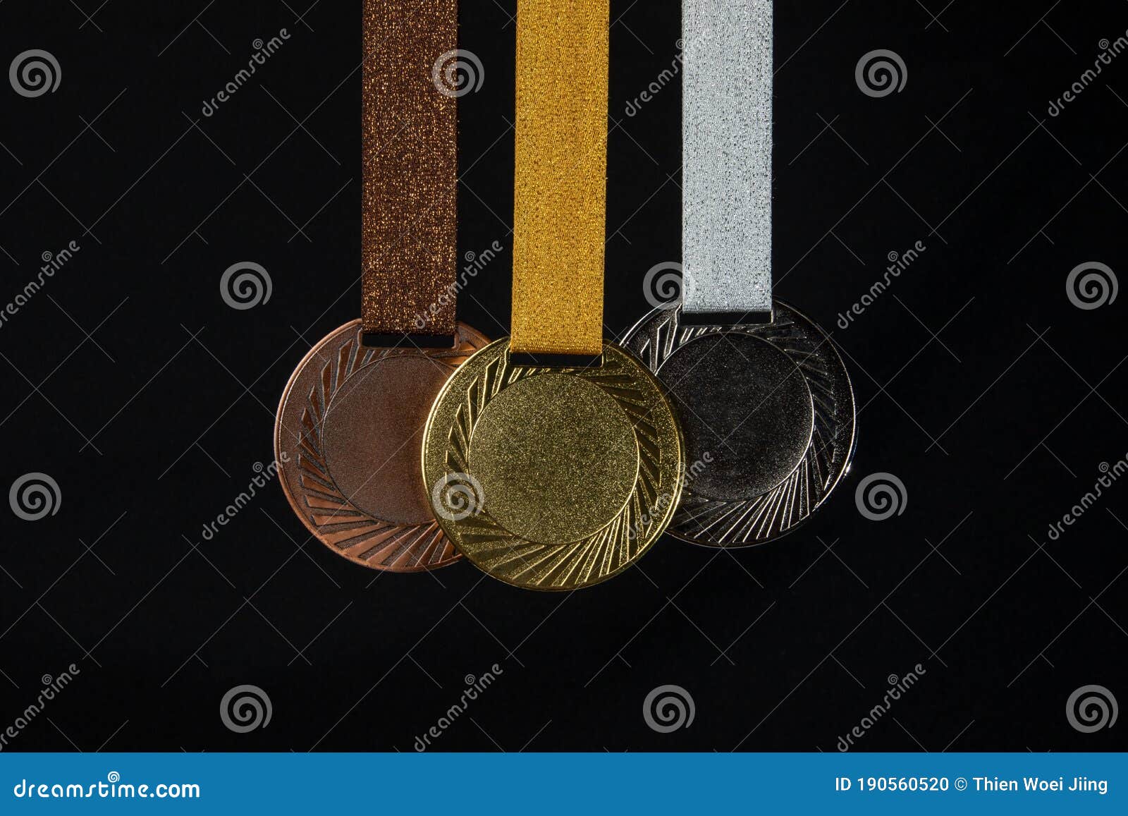 Gold Medal, Silver Medal and Bronze Medal Concept for Winning or ...