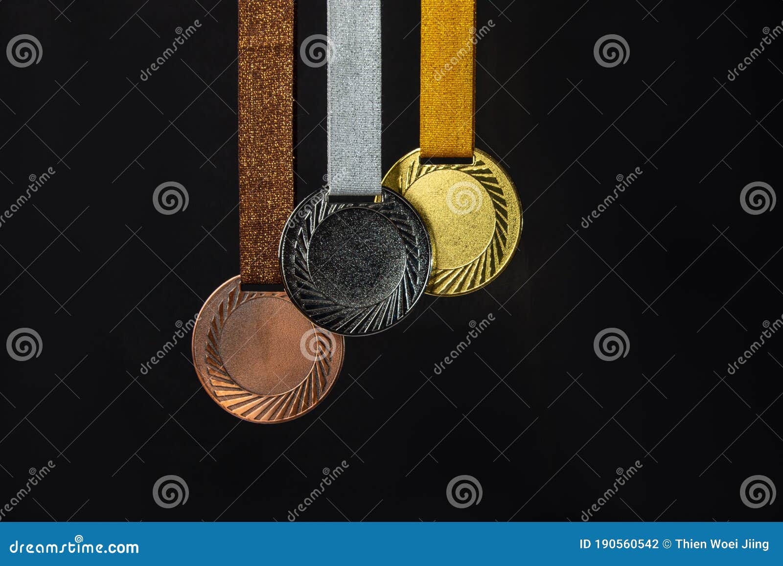 Gold Medal, Silver Medal and Bronze Medal Concept for Winning or ...