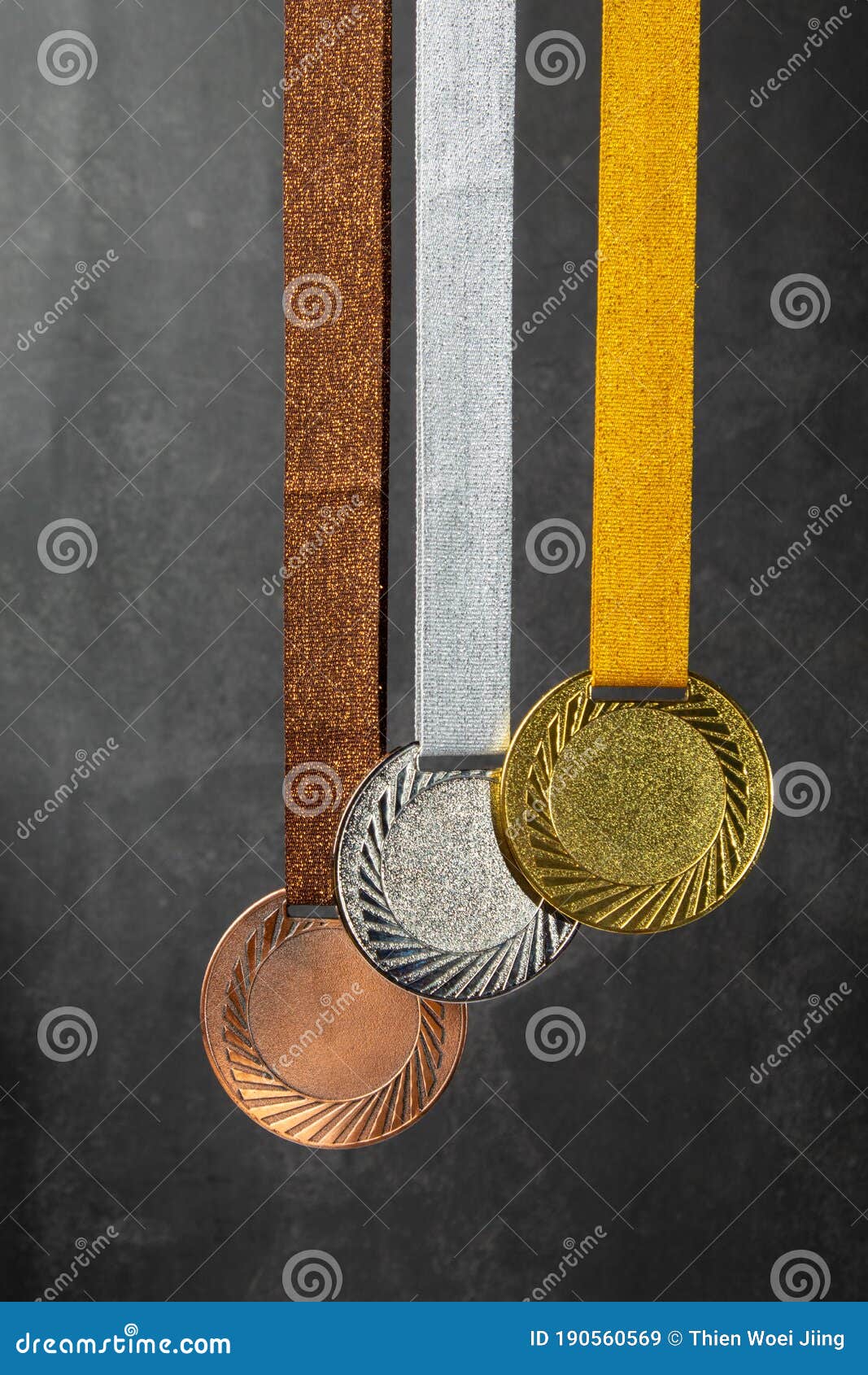 Gold Medal, Silver Medal and Bronze Medal Concept for Winning or ...