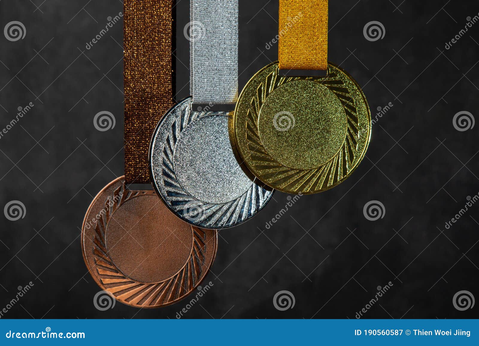 Gold Medal, Silver Medal and Bronze Medal Concept for Winning or ...