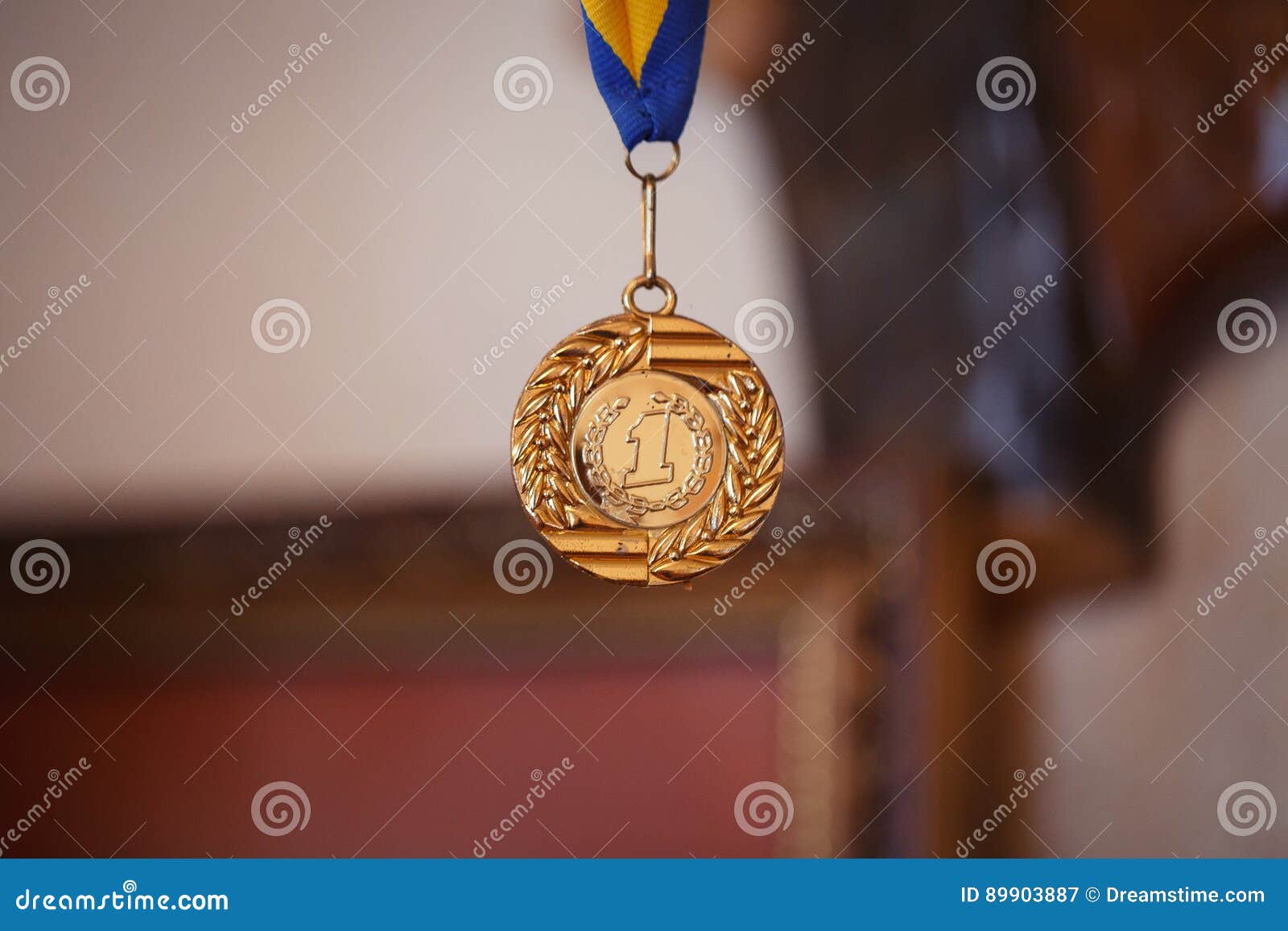Gold medal winner stock image. Image of success, reward - 89903887