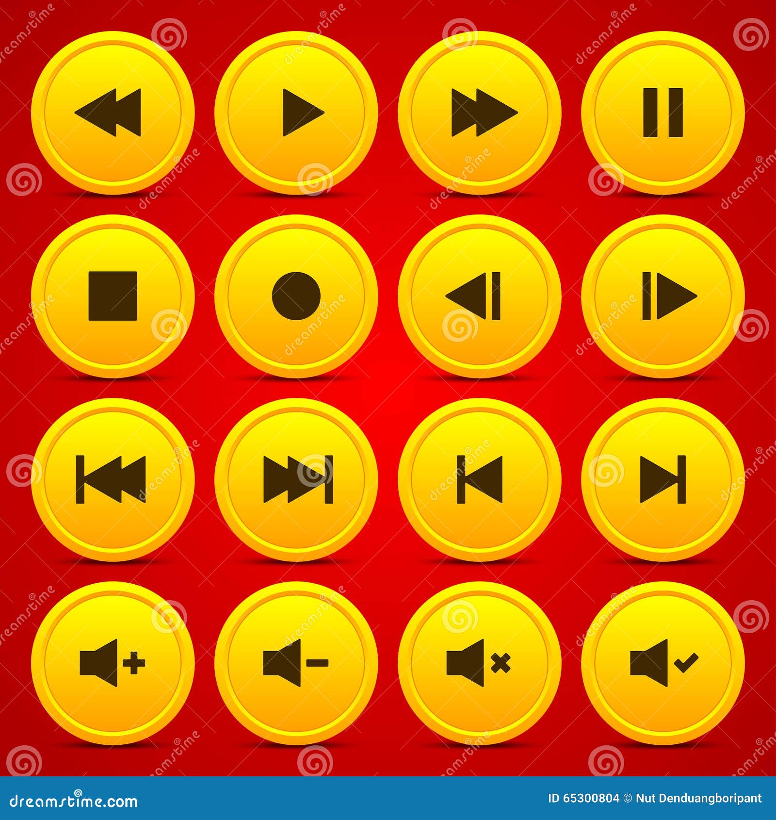 Player, Audio Player Icon. Audio And Video Emblem. Triangle Mobius Logo ...