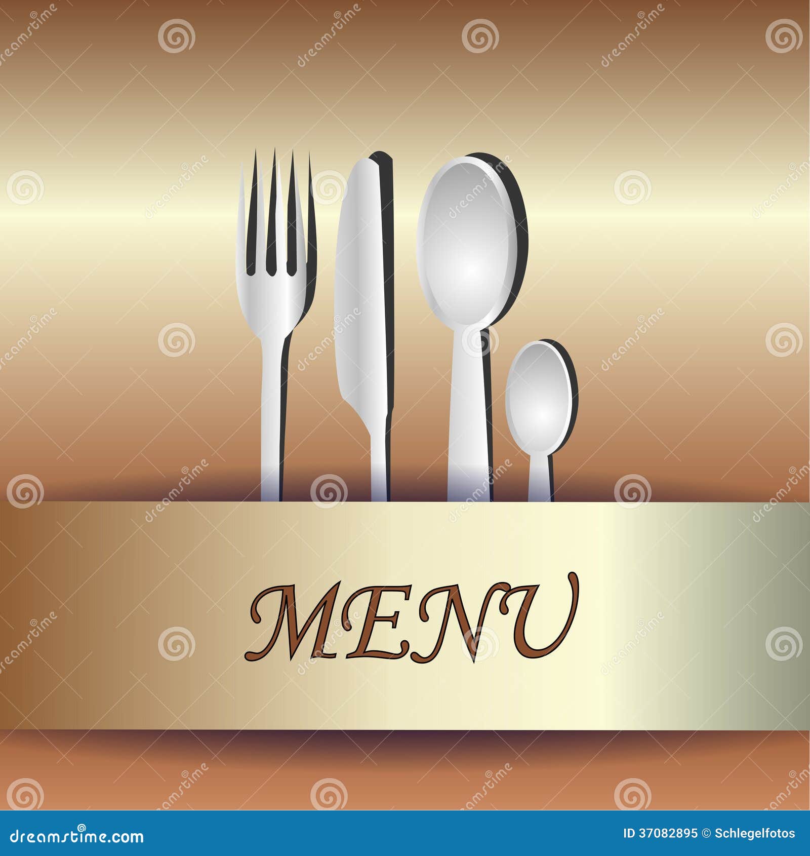 Gold menu card stock illustration. Illustration of cover - 37082895