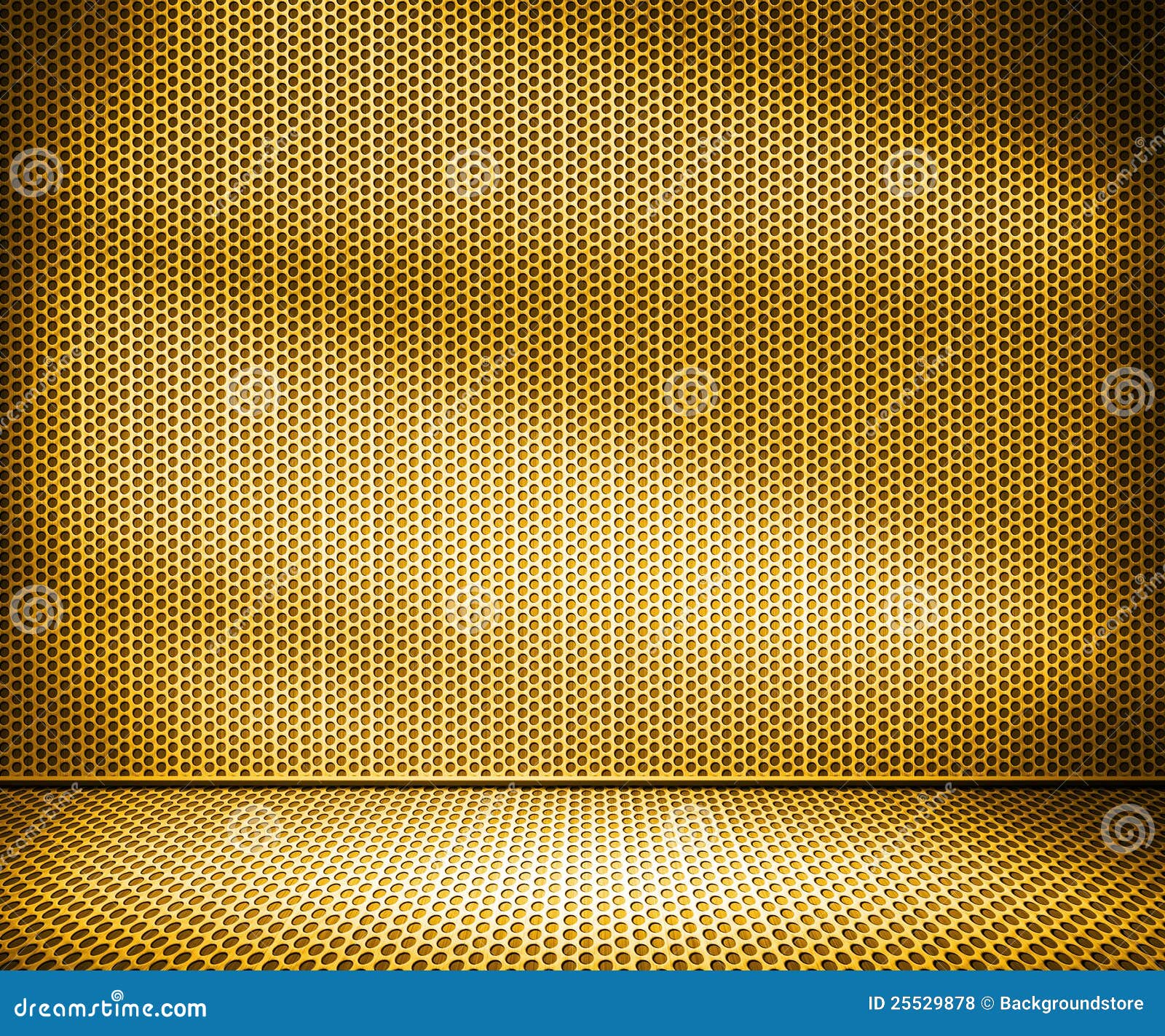 Gold Metal Interior Background Stock Photo - Image of retro, design ...