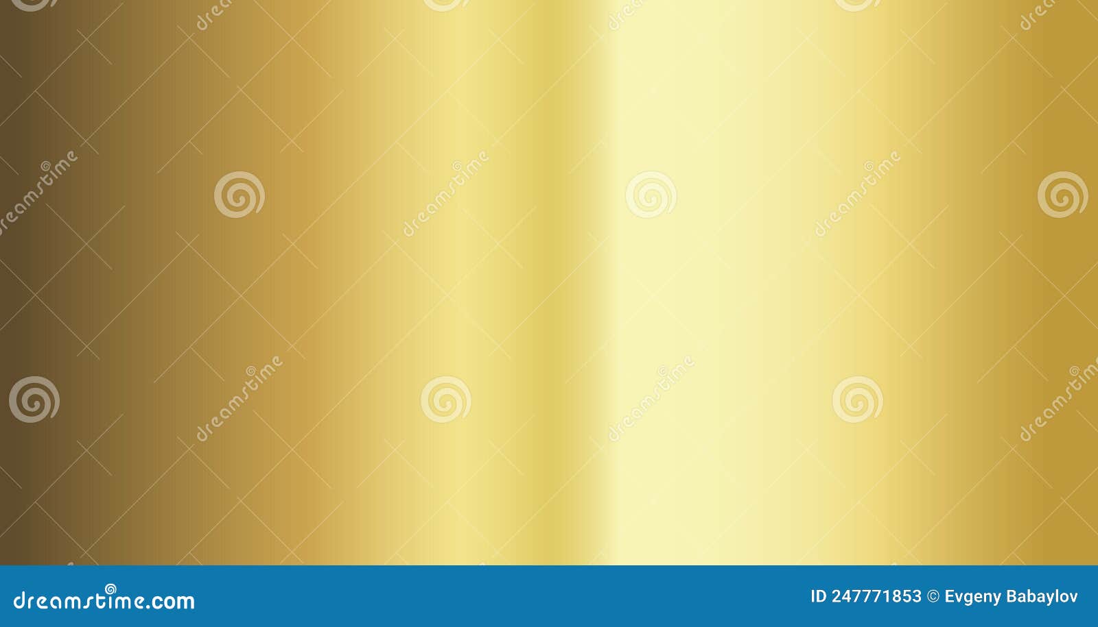 Gold Metal Plating Industry Panoramic Metal Texture with Glare - Vector ...
