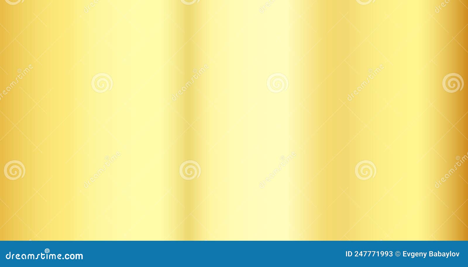 Gold Metal Plating Industry Panoramic Metal Texture with Glare - Vector ...