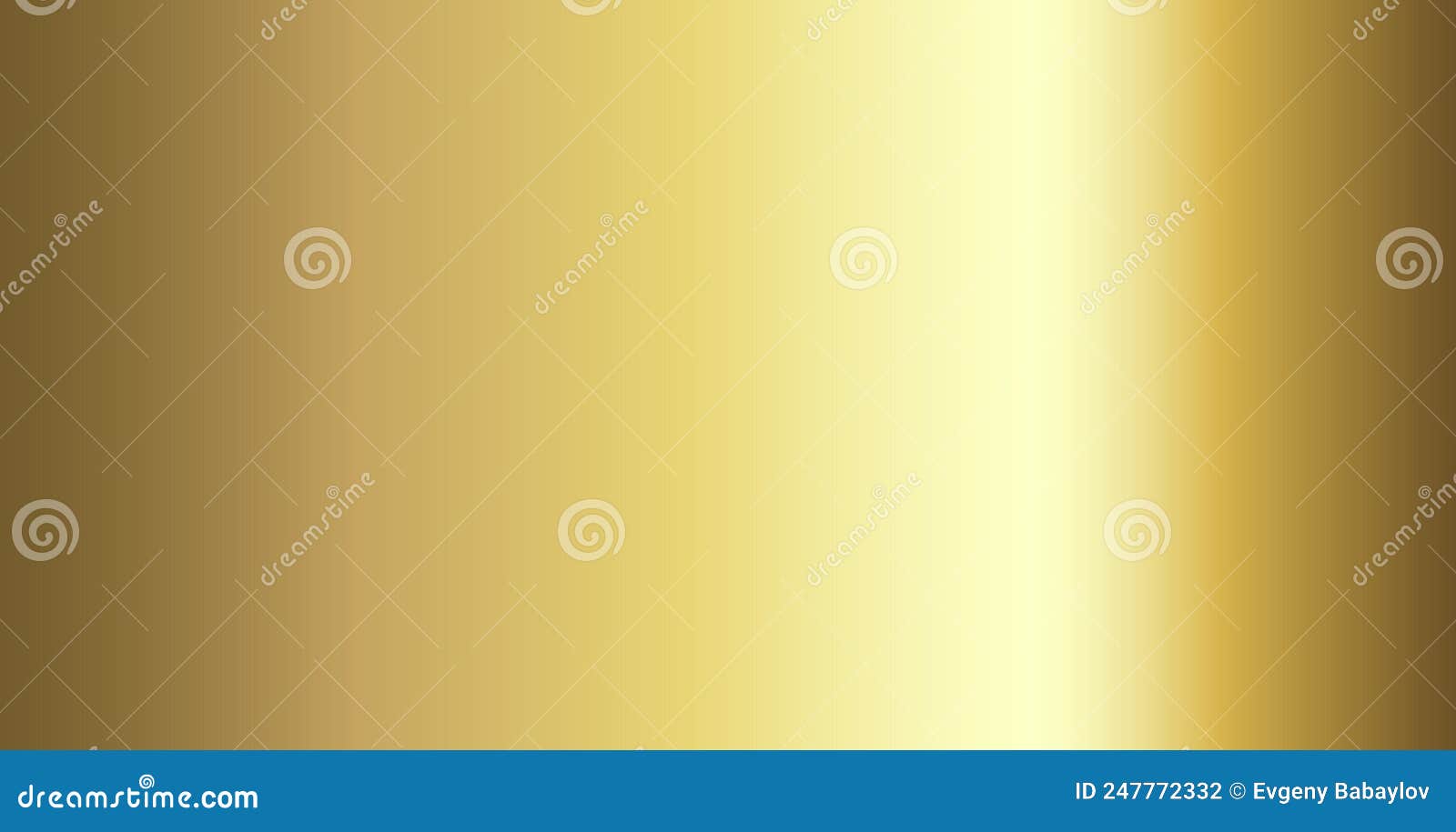 Gold Metal Plating Industry Panoramic Metal Texture with Glare - Vector ...