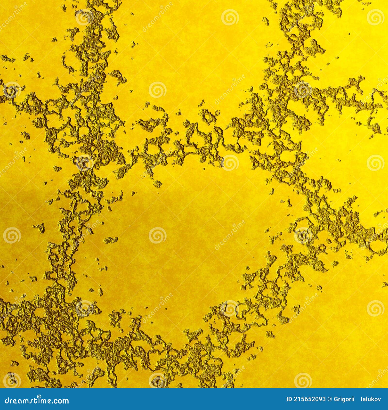 Gold Metal Surface with the Roughness and Texture of the Bark Stock ...