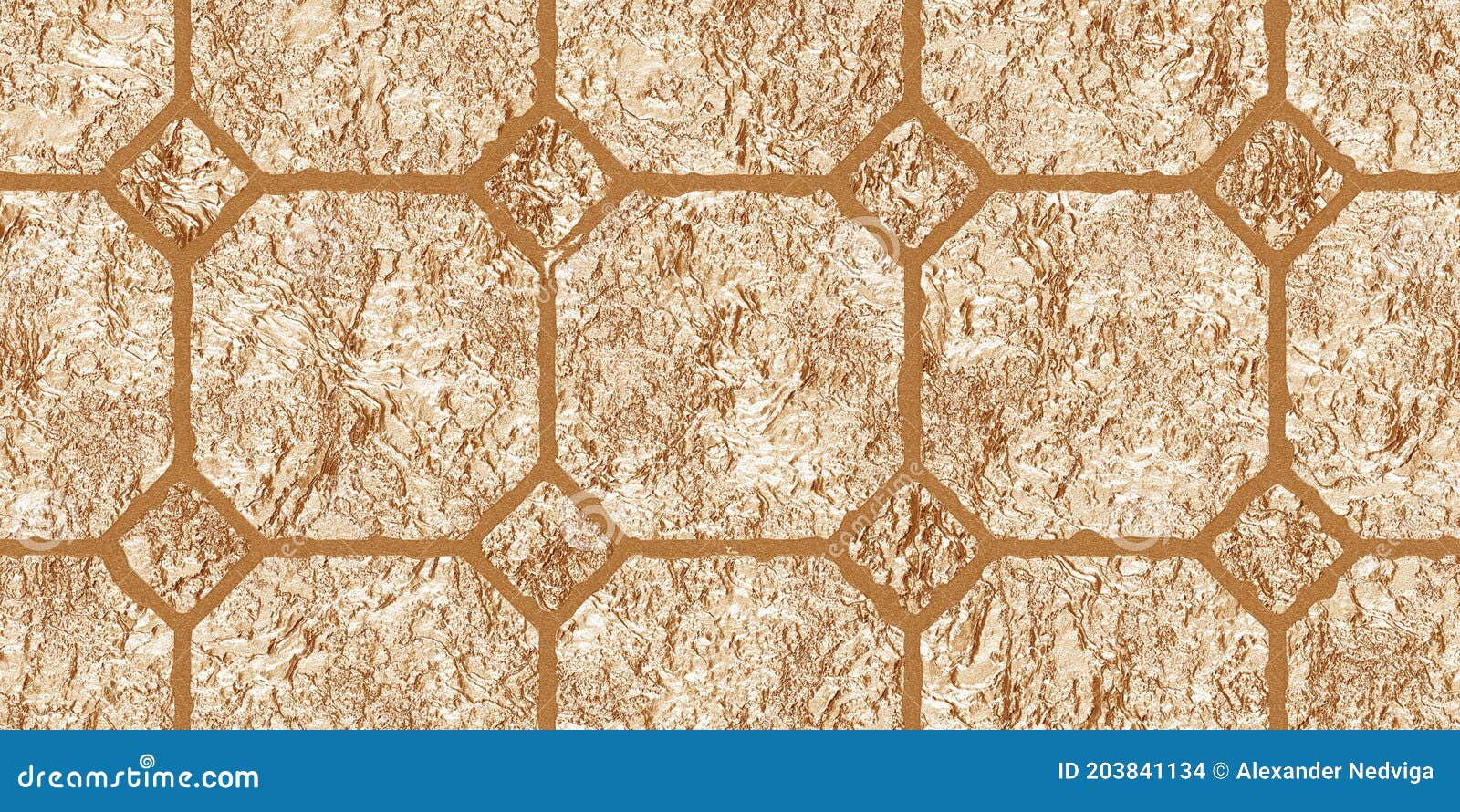 Gold Metal Texture. Seamless Golden Pattern Stock Illustration ...