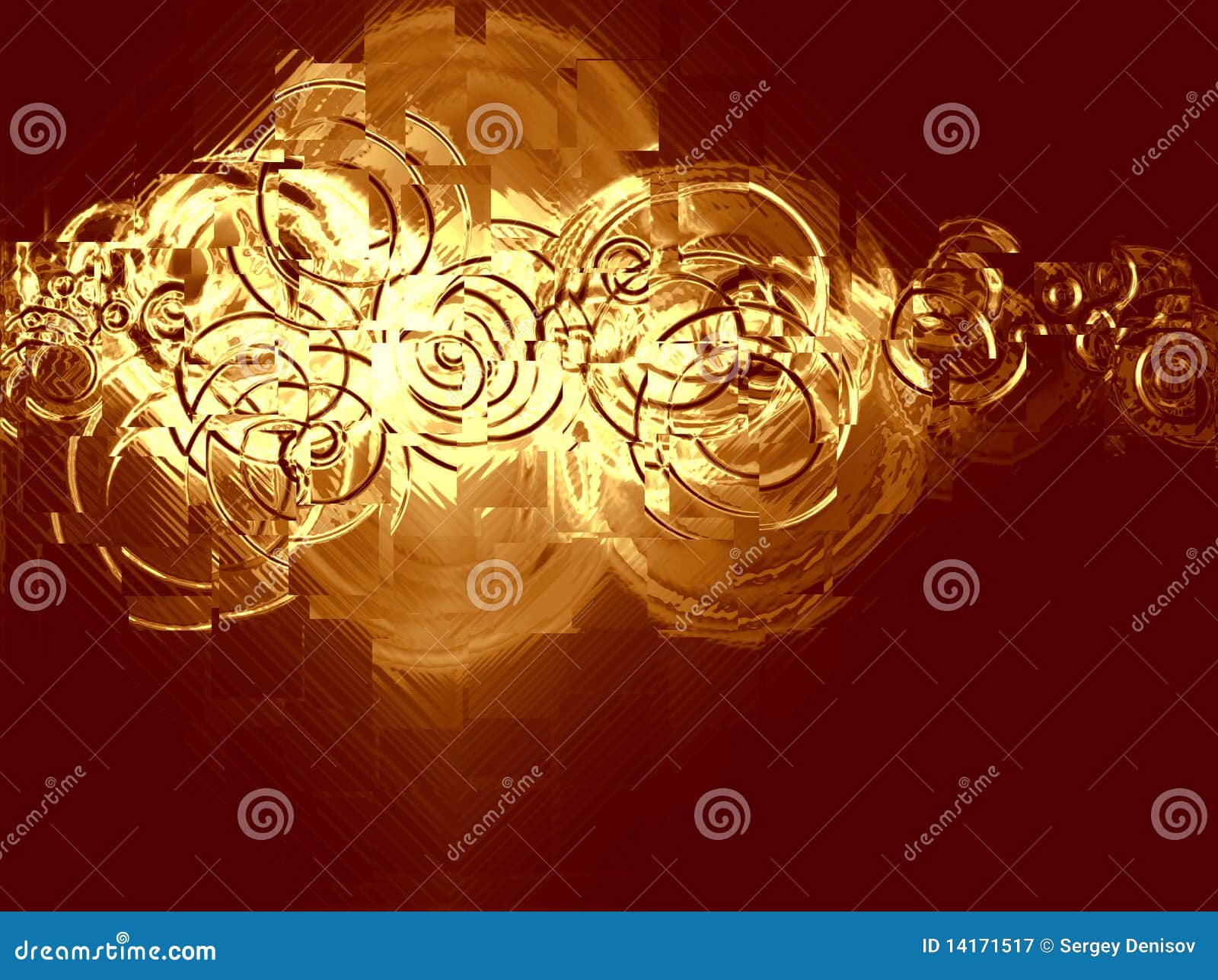 Gold metallic background stock illustration. Illustration of regular ...
