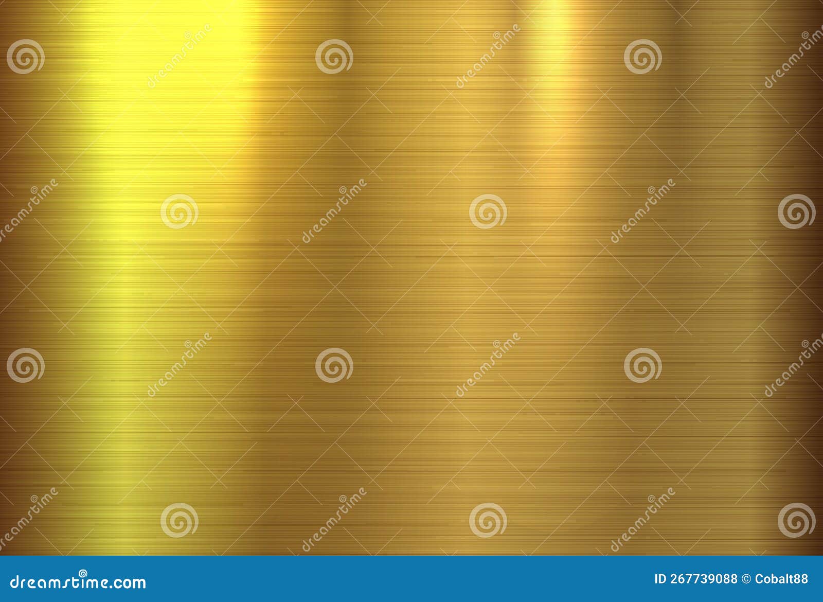 Gold Metallic Background, Brushed Metal Golden Texture Stock Vector ...