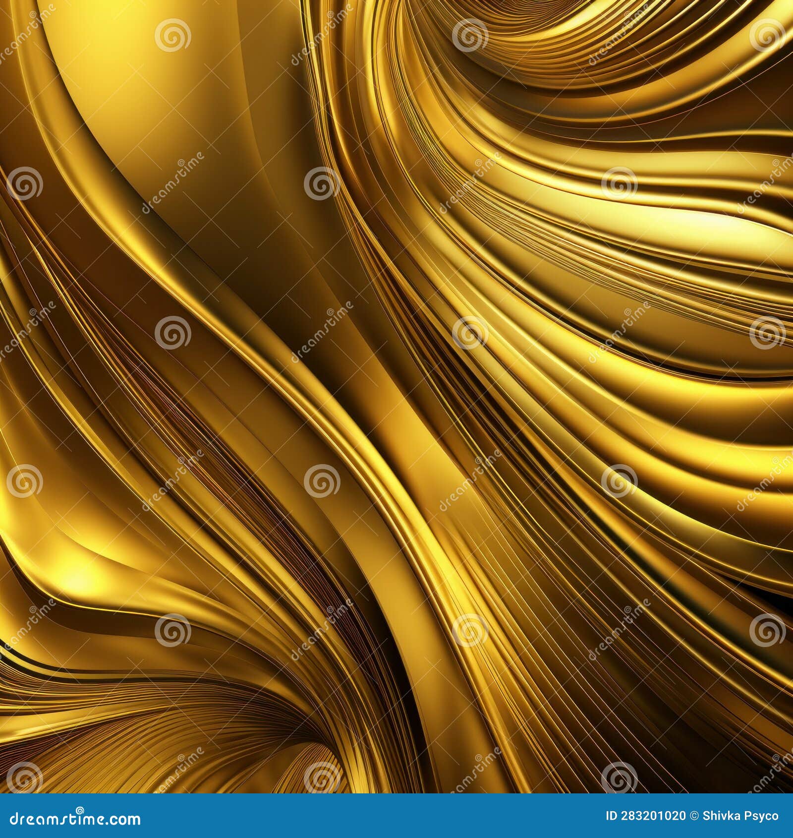 Gold Metallic Background Image Stock Illustration - Illustration of ...