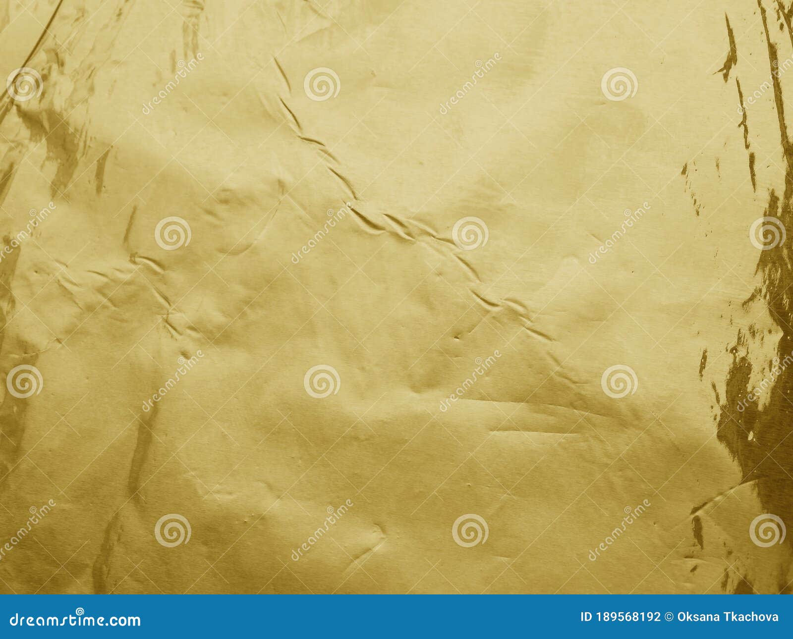 Gold Metallic Crumpled Foil Texture Background Stock Photo - Image of ...
