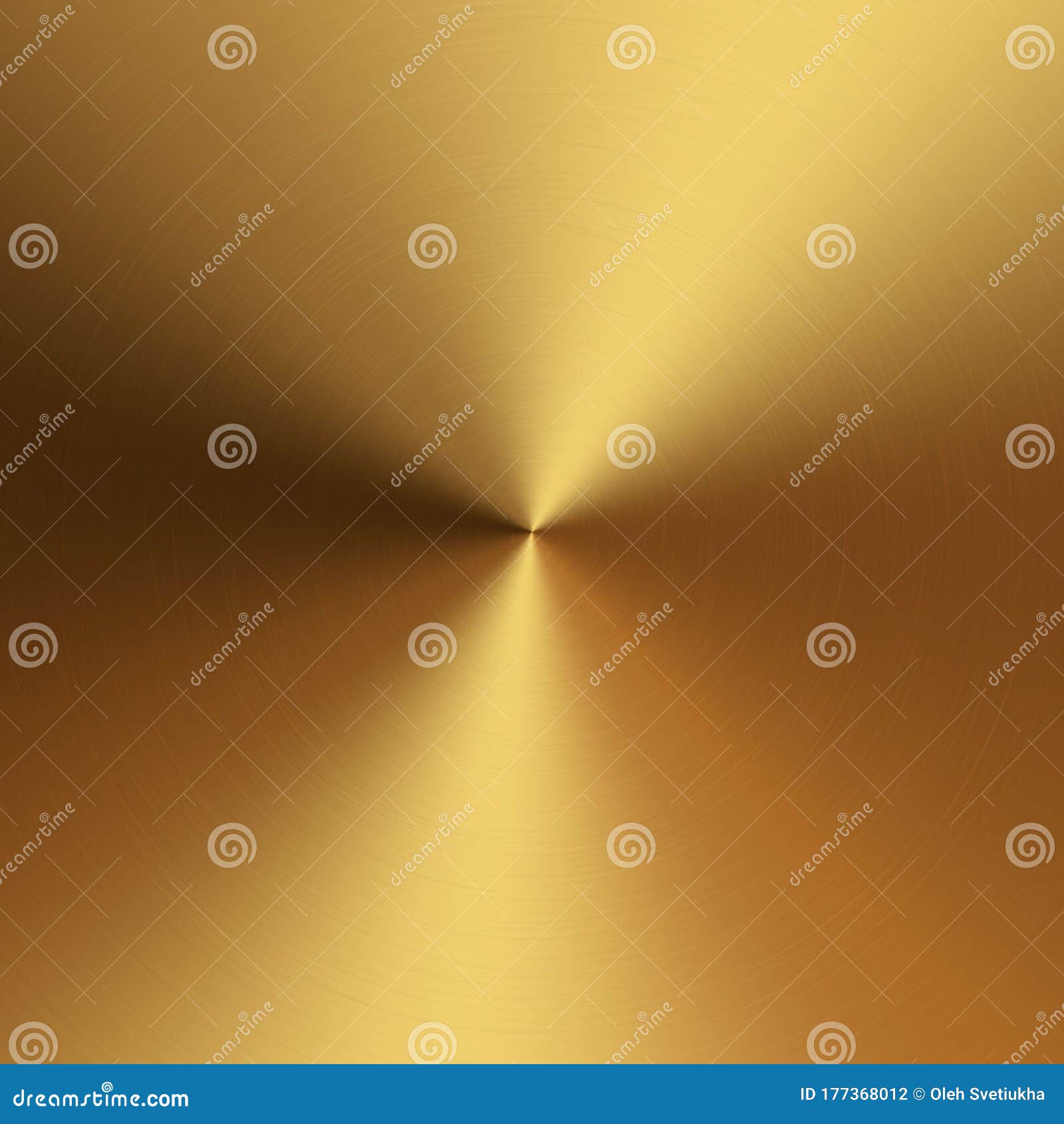 Gold Metallic Radial Gradient with Scratches. Gold Foil Surface Texture ...