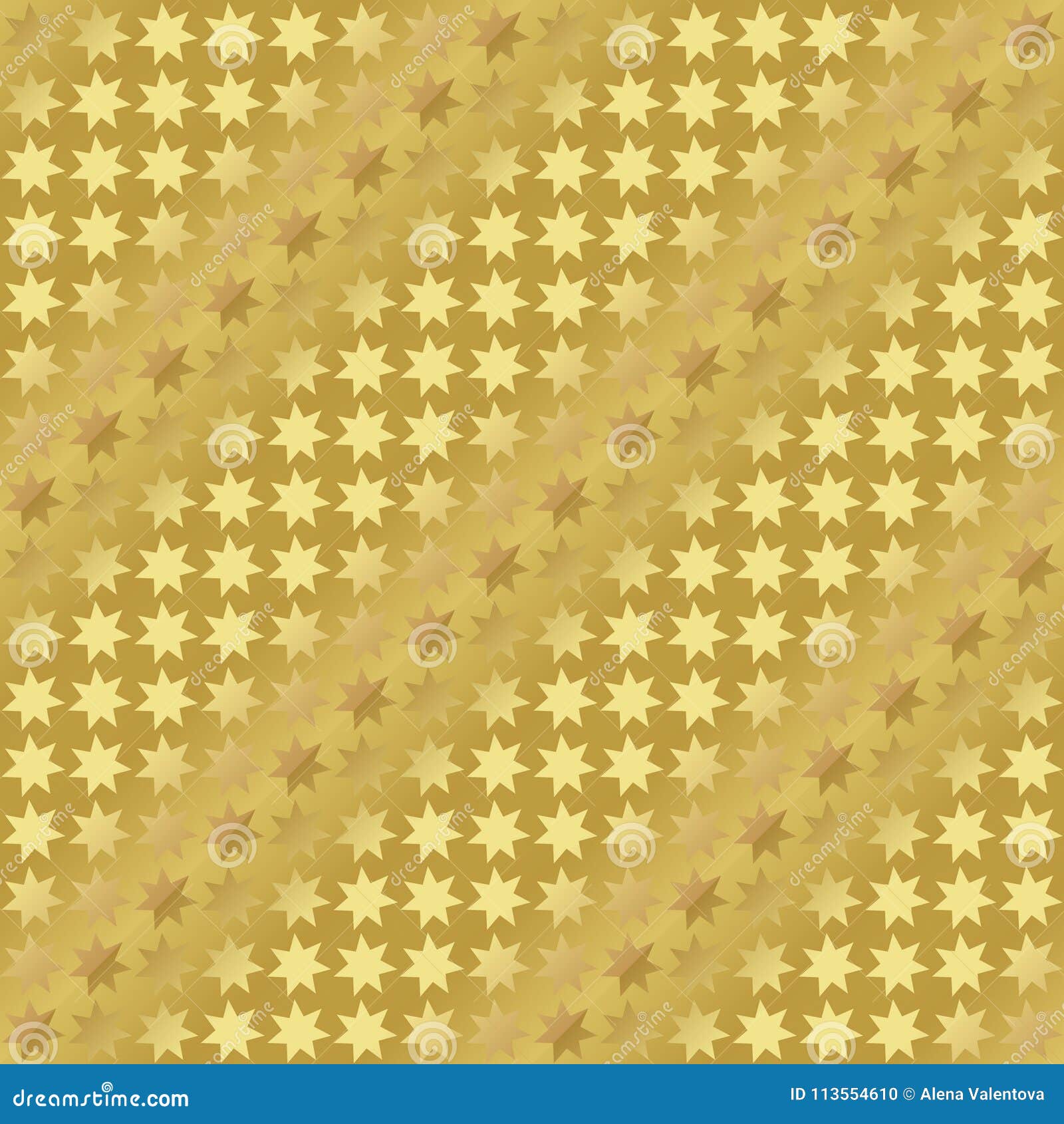 Gold Metallic Regular Seamless Pattern. Stock Illustration ...
