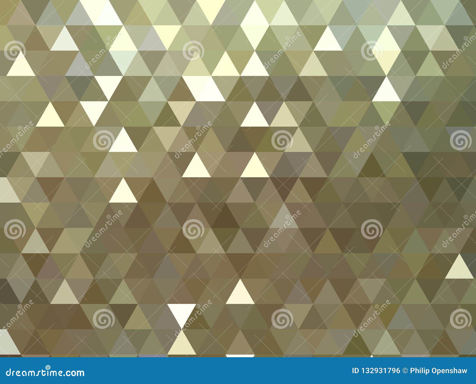 Gold Metallic Shiny Triangular Polygon Pattern Abstract Glittering ...
