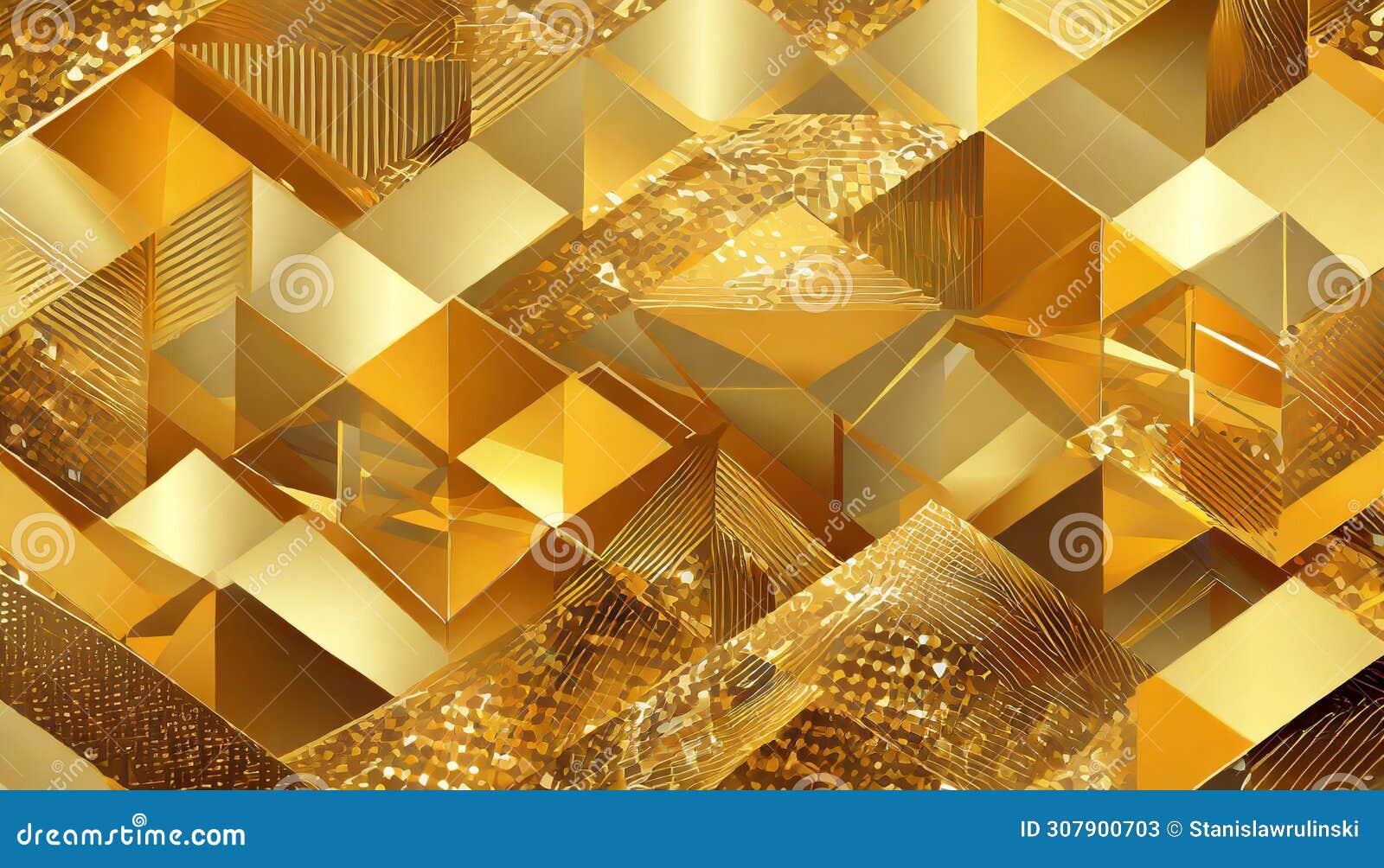 Gold Metallic Surface, Texture with Visible Diamond-shaped Geometric ...