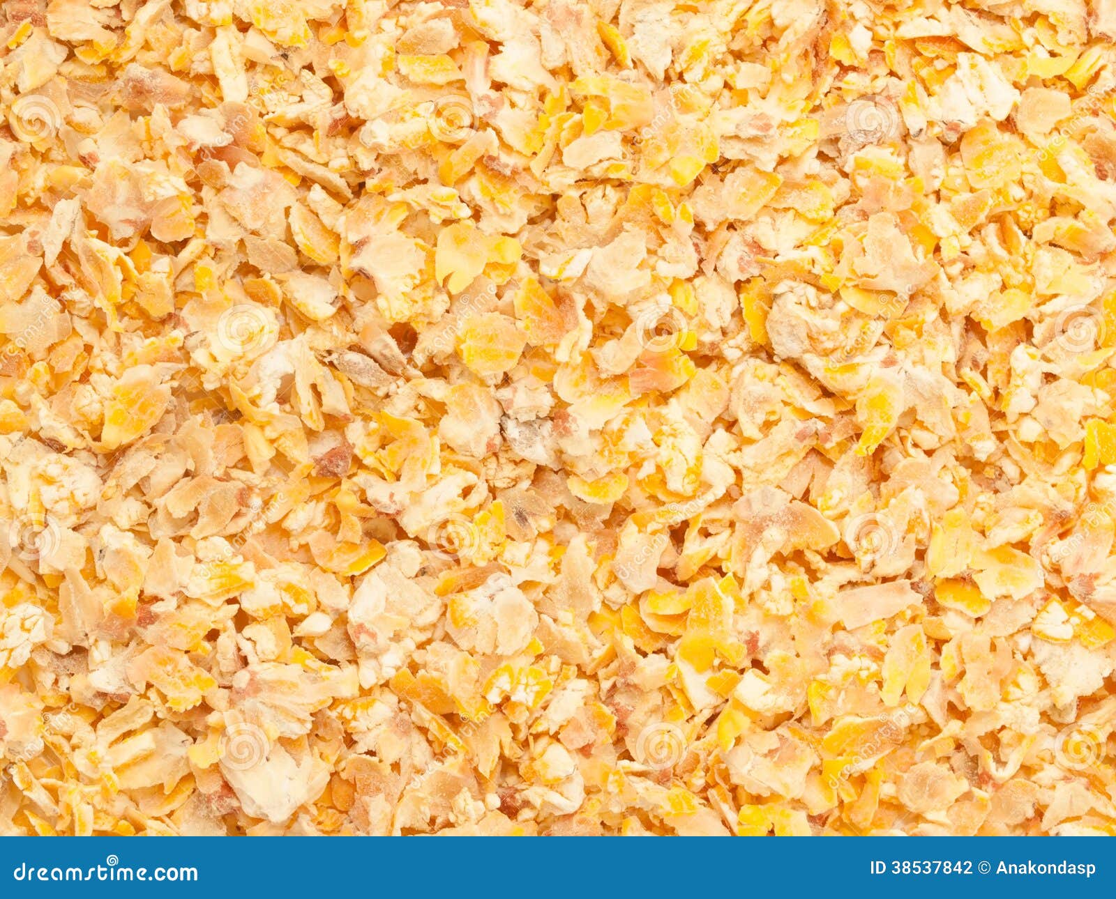 Gold Micronized Corn Background. Food for Horse Stock Photo - Image of ...