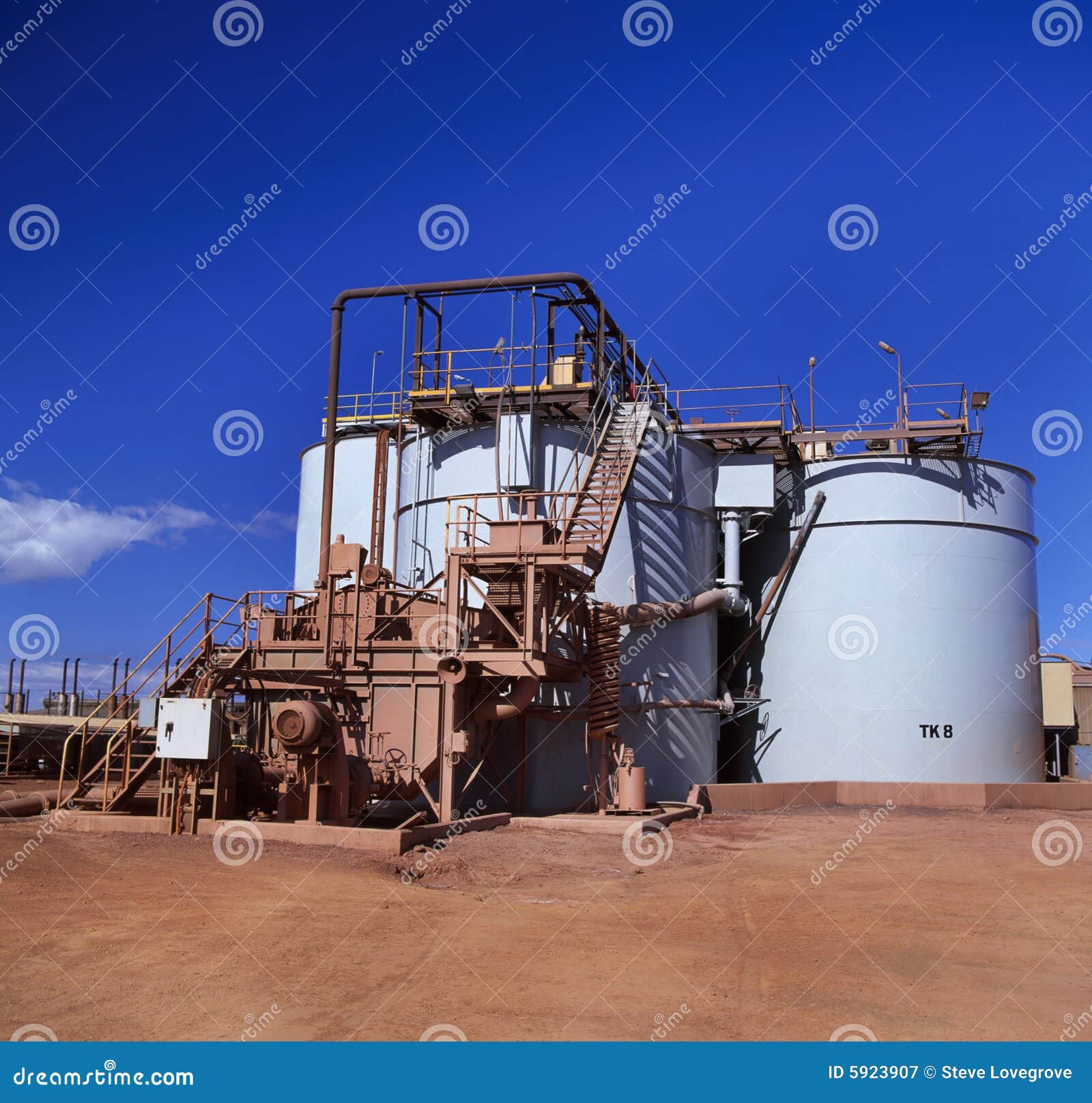 Gold Mine stock image. Image of construction, tanks, equipment - 5923907