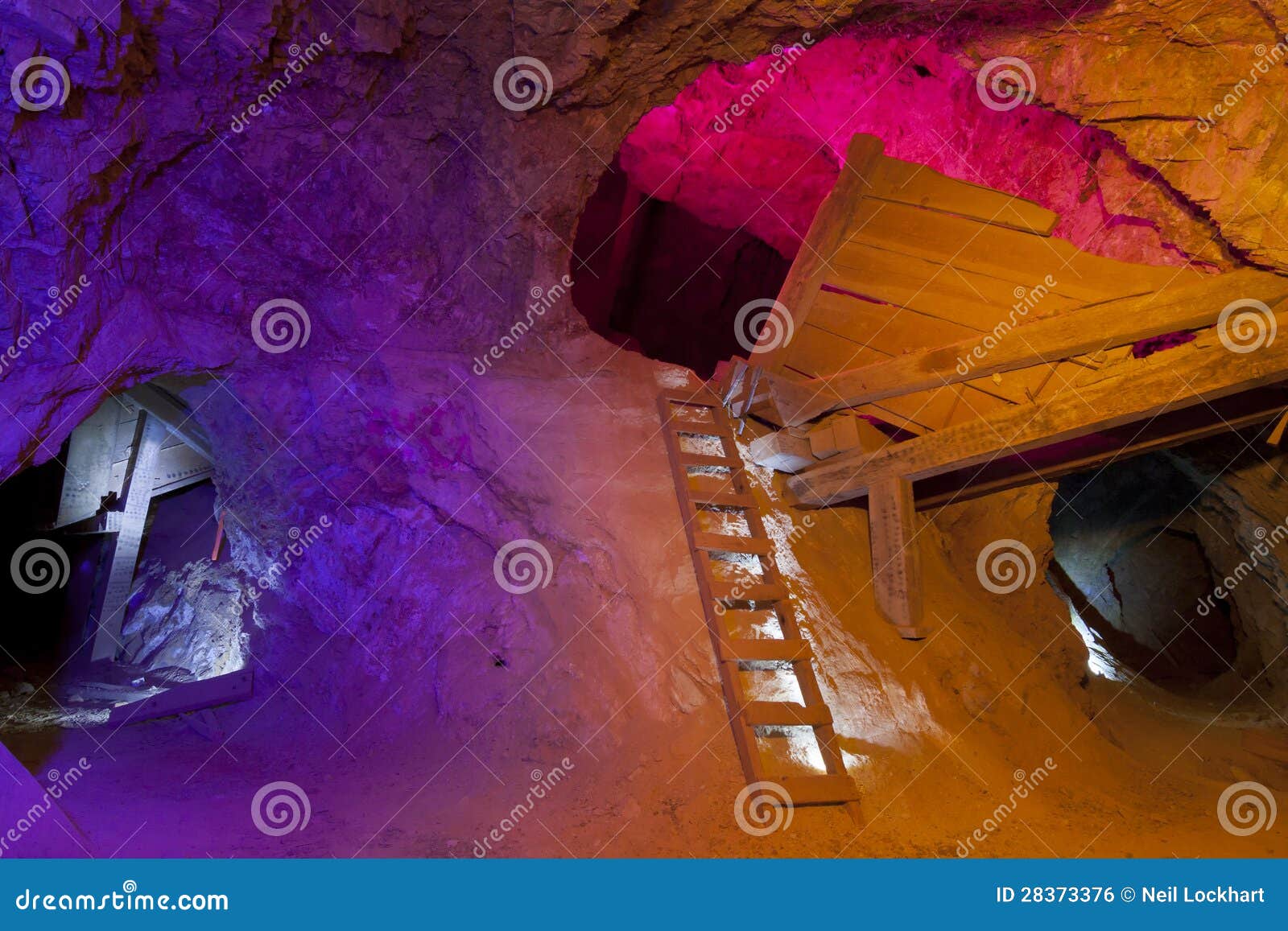 Gold Mine Ladder stock photo. Image of lighting, gold - 28373376
