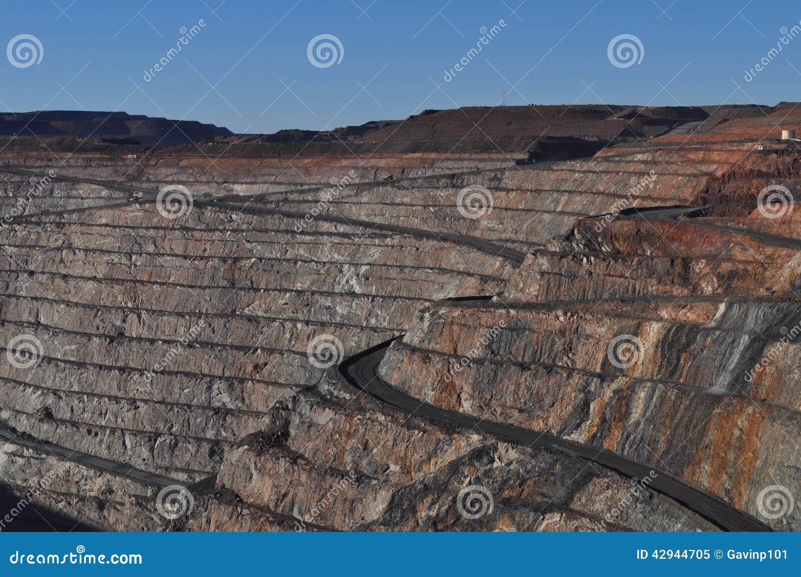 Gold Mine Mining Open Pit Kalgoorlie Boulder Stock Image - Image of ...