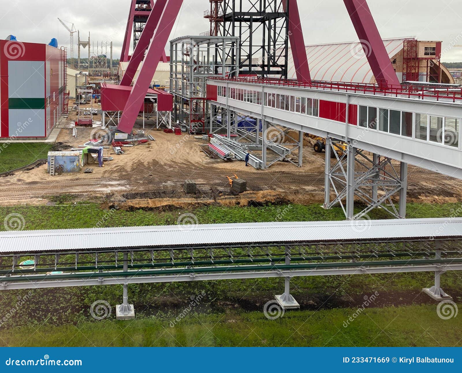 Gold Mine Processing Plant Equipment is Seen from the Inside Stock ...