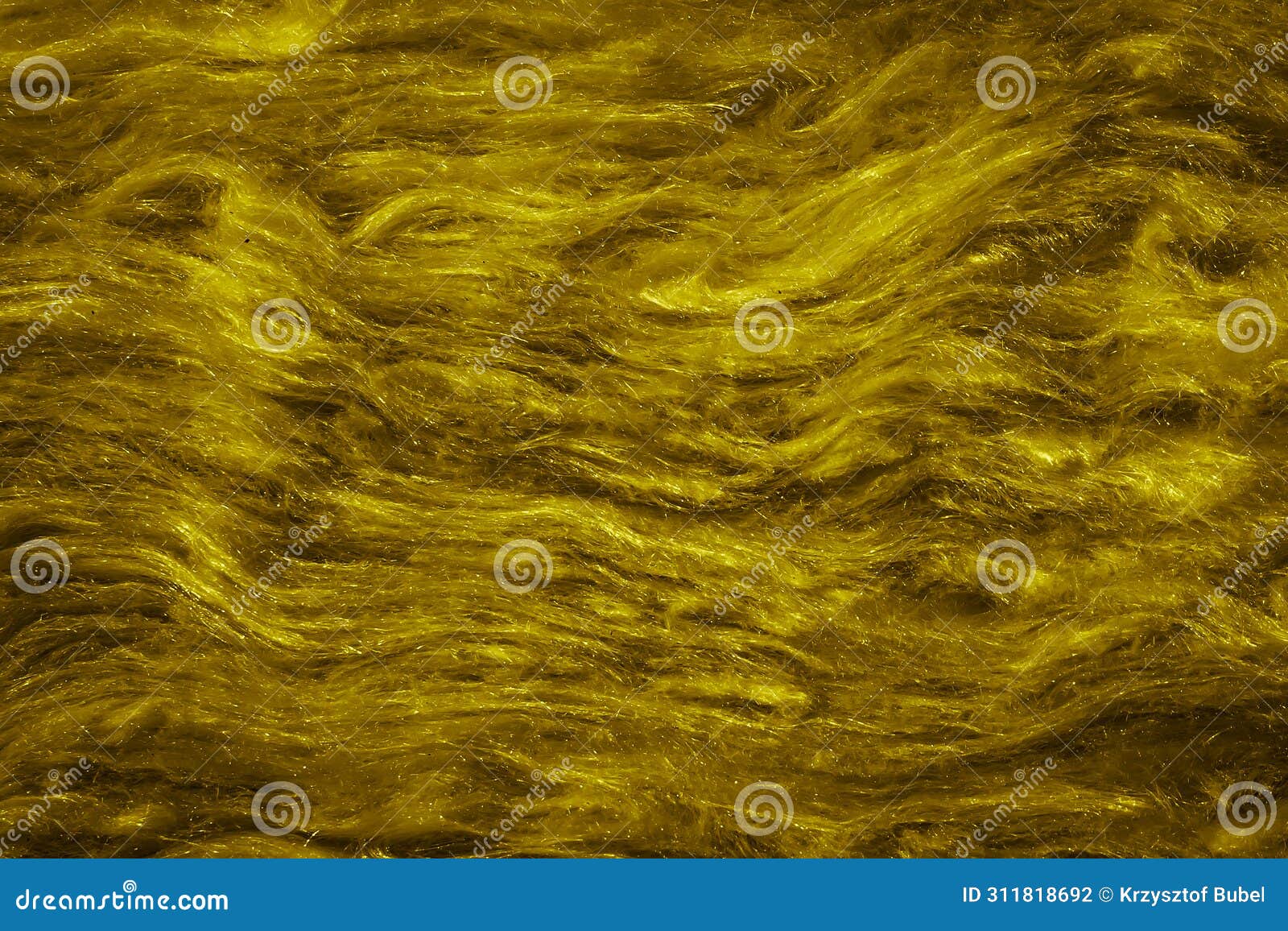 Gold Mineral Wool with a Visible Texture Stock Photo - Image of rock ...
