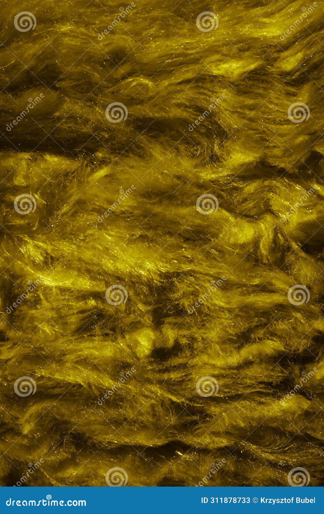 Gold Mineral Wool with a Visible Texture Stock Image - Image of pattern ...