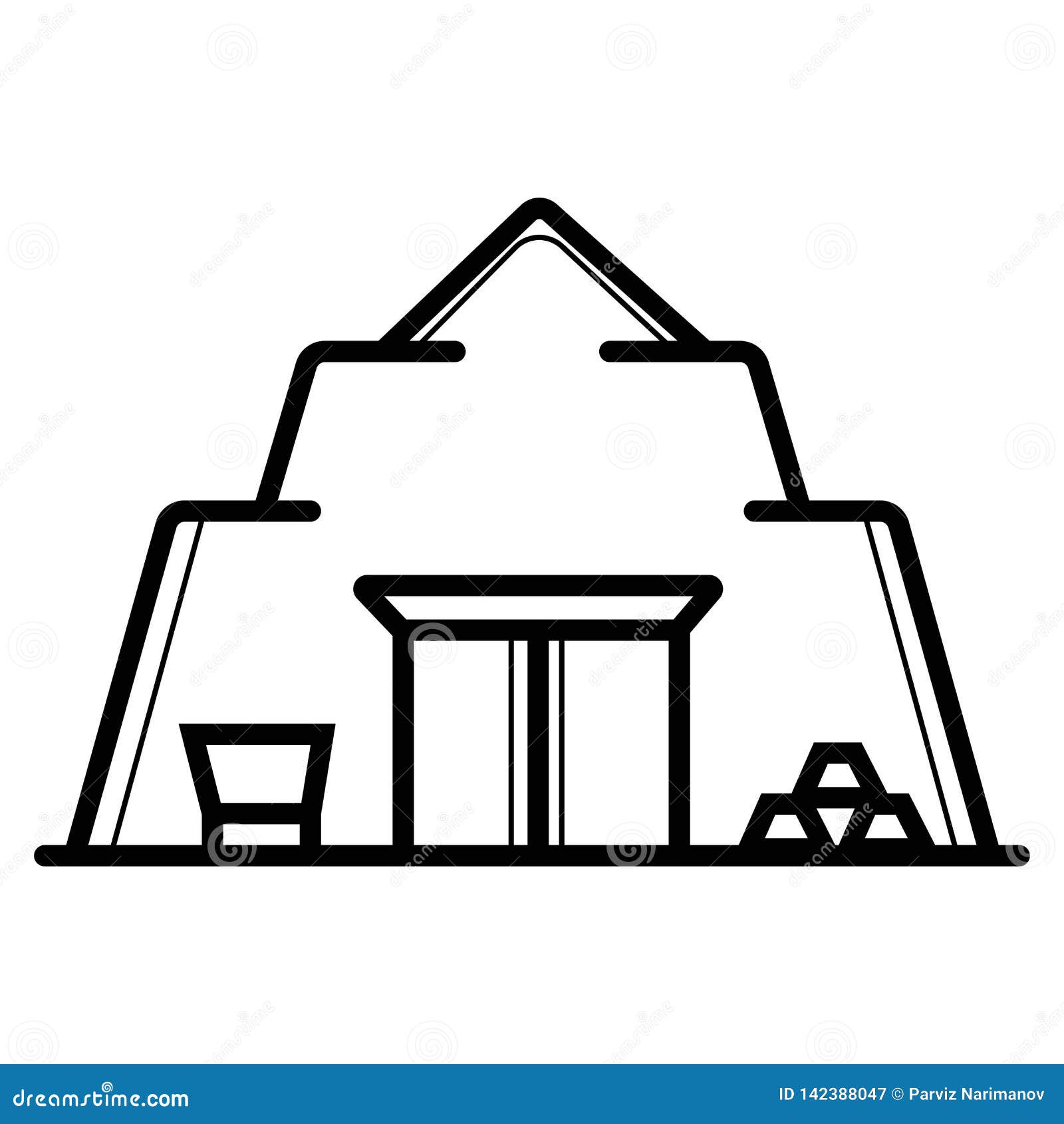 Gold Mining icon stock illustration. Illustration of mining - 142388047