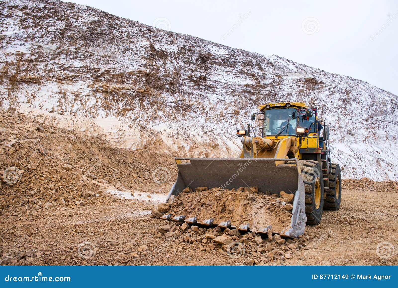 Gold mining at an open pit stock image. Image of dump - 87712149