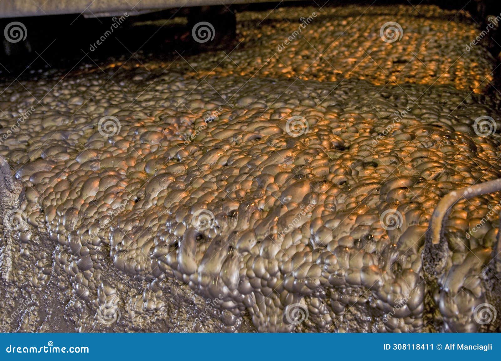 Gold mining processing. stock image. Image of light - 308118411