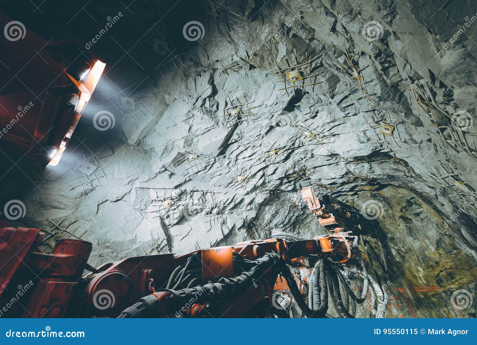 Gold mining underground stock image. Image of modern - 95550115