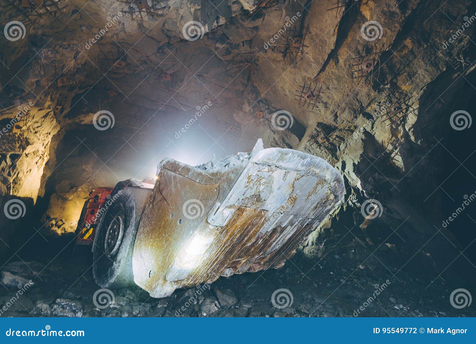 Gold mining underground stock photo. Image of excavate - 95549772