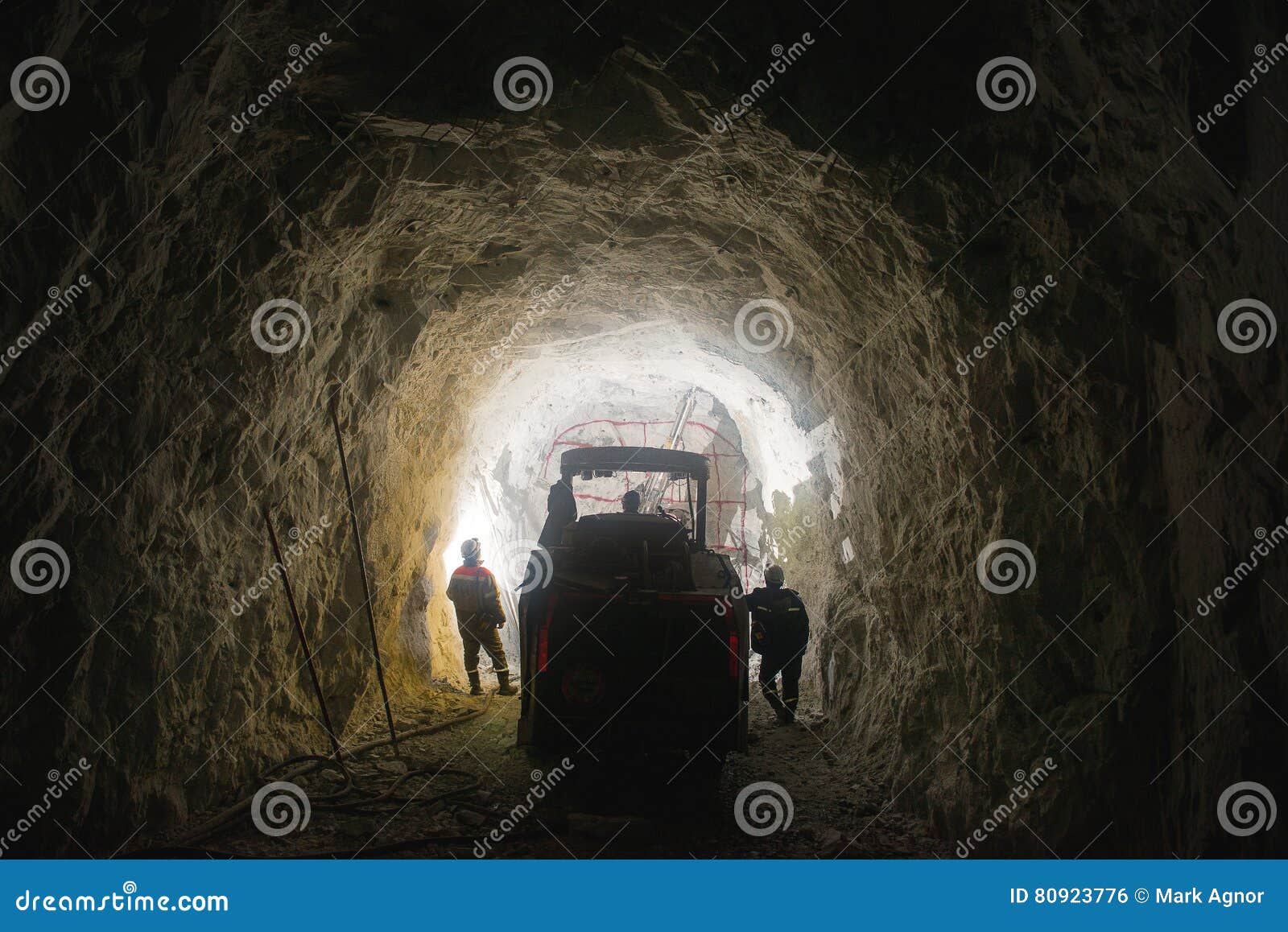 Gold mining underground stock photo. Image of modern - 80923776