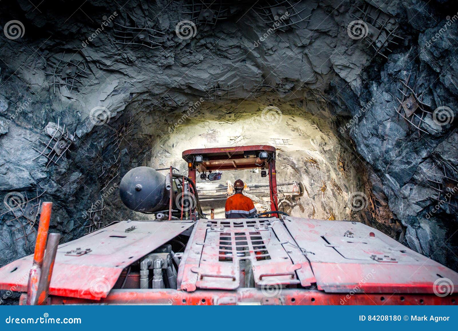 Gold mining underground stock photo. Image of extract - 84208180