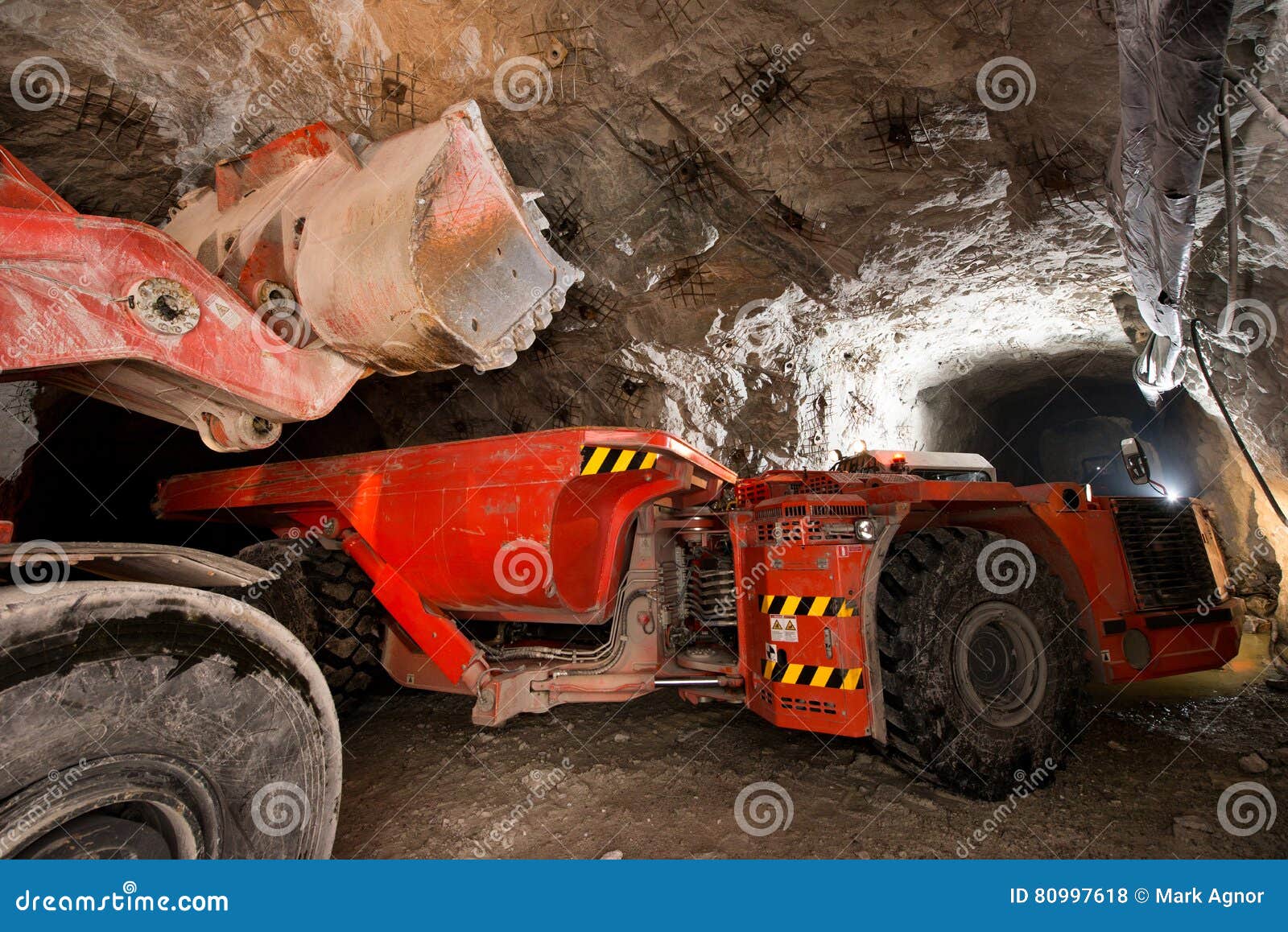 Gold mining underground stock photo. Image of excavation - 80997618