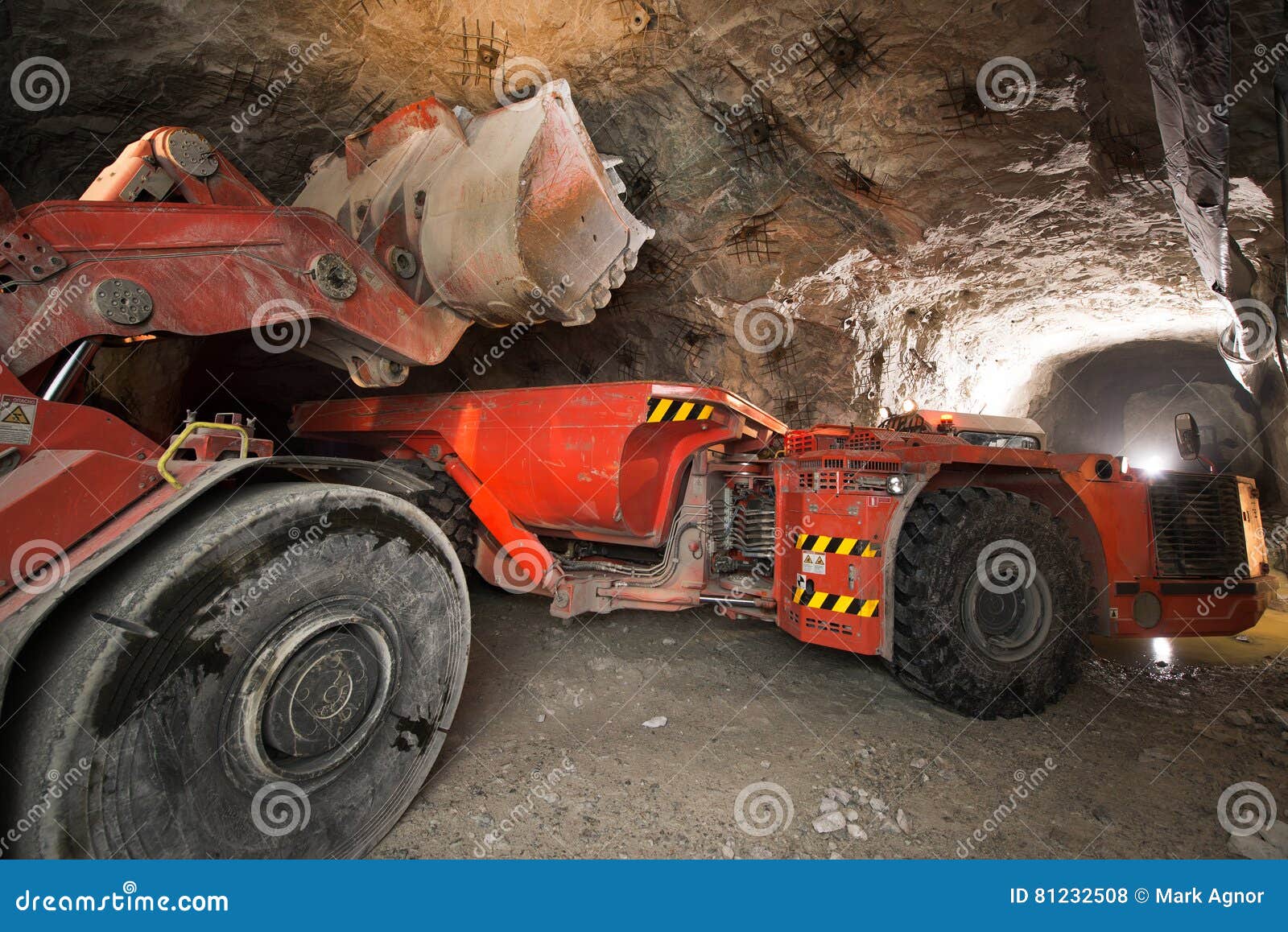 Gold mining underground stock photo. Image of excavate - 81232508