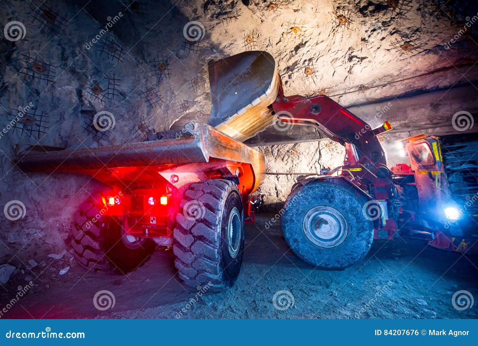 Gold mining underground stock photo. Image of equipment - 84207676