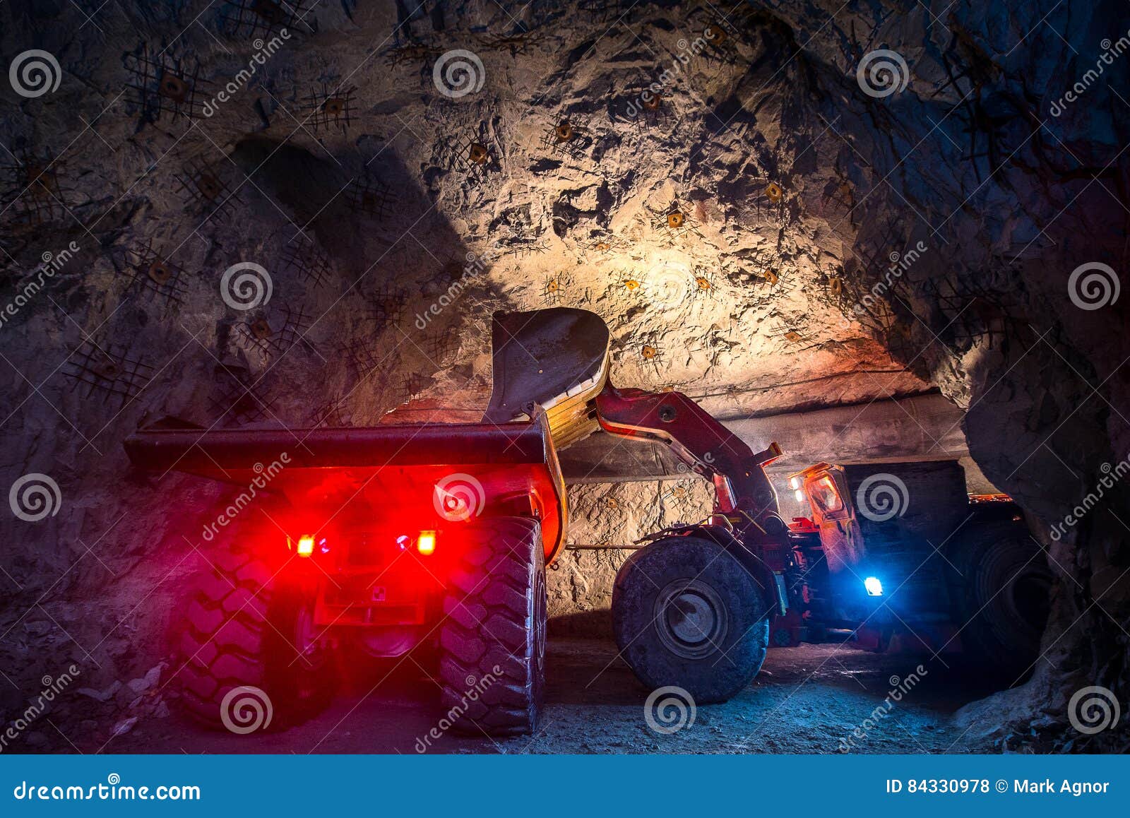 Gold mining underground stock photo. Image of machine - 84330978