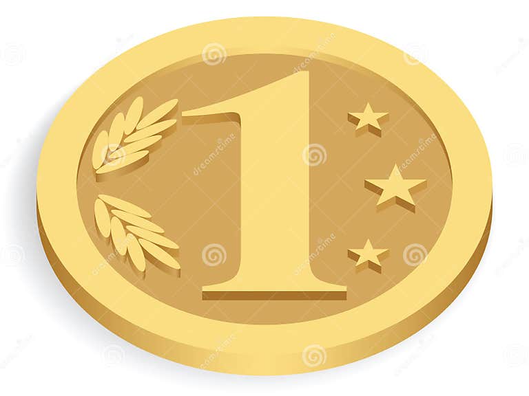 Gold monetary unit stock vector. Illustration of icon - 11693542