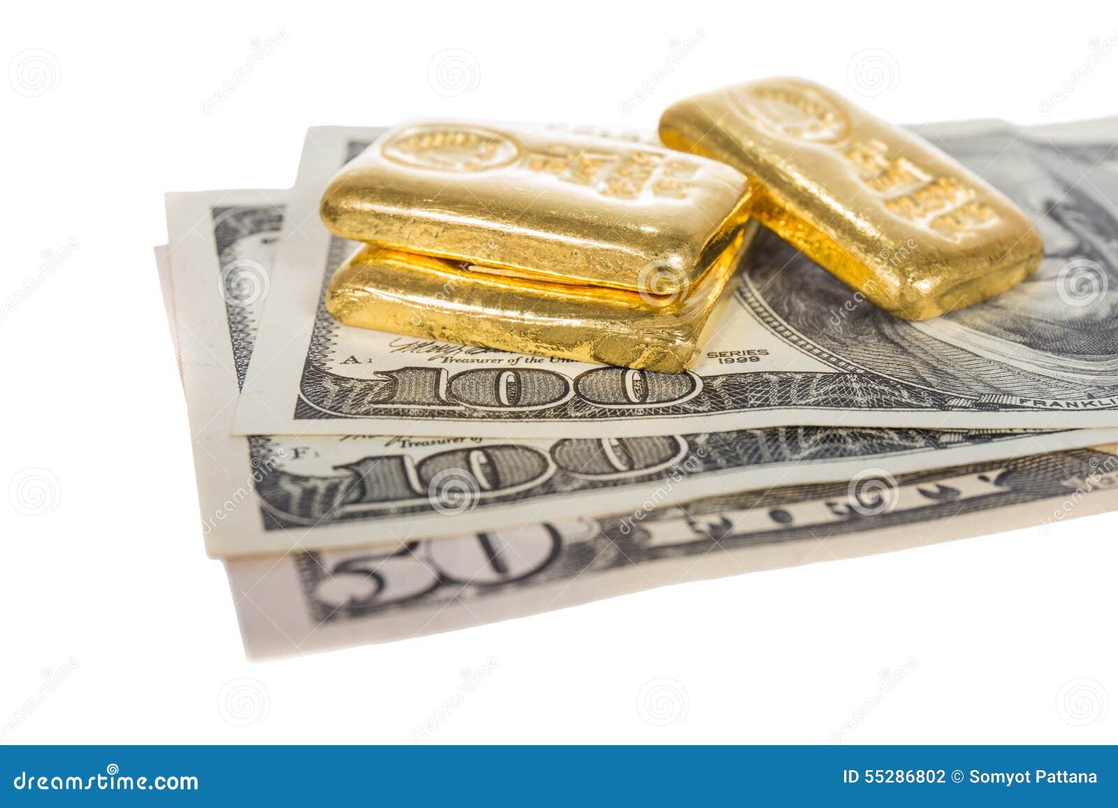 Gold and money stock photo. Image of jackson, luxury - 55286802