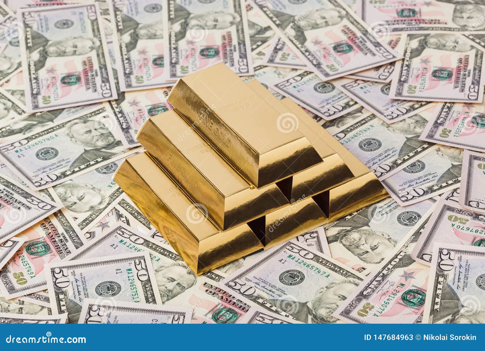 Gold and Money - Business Background Stock Image - Image of expense ...