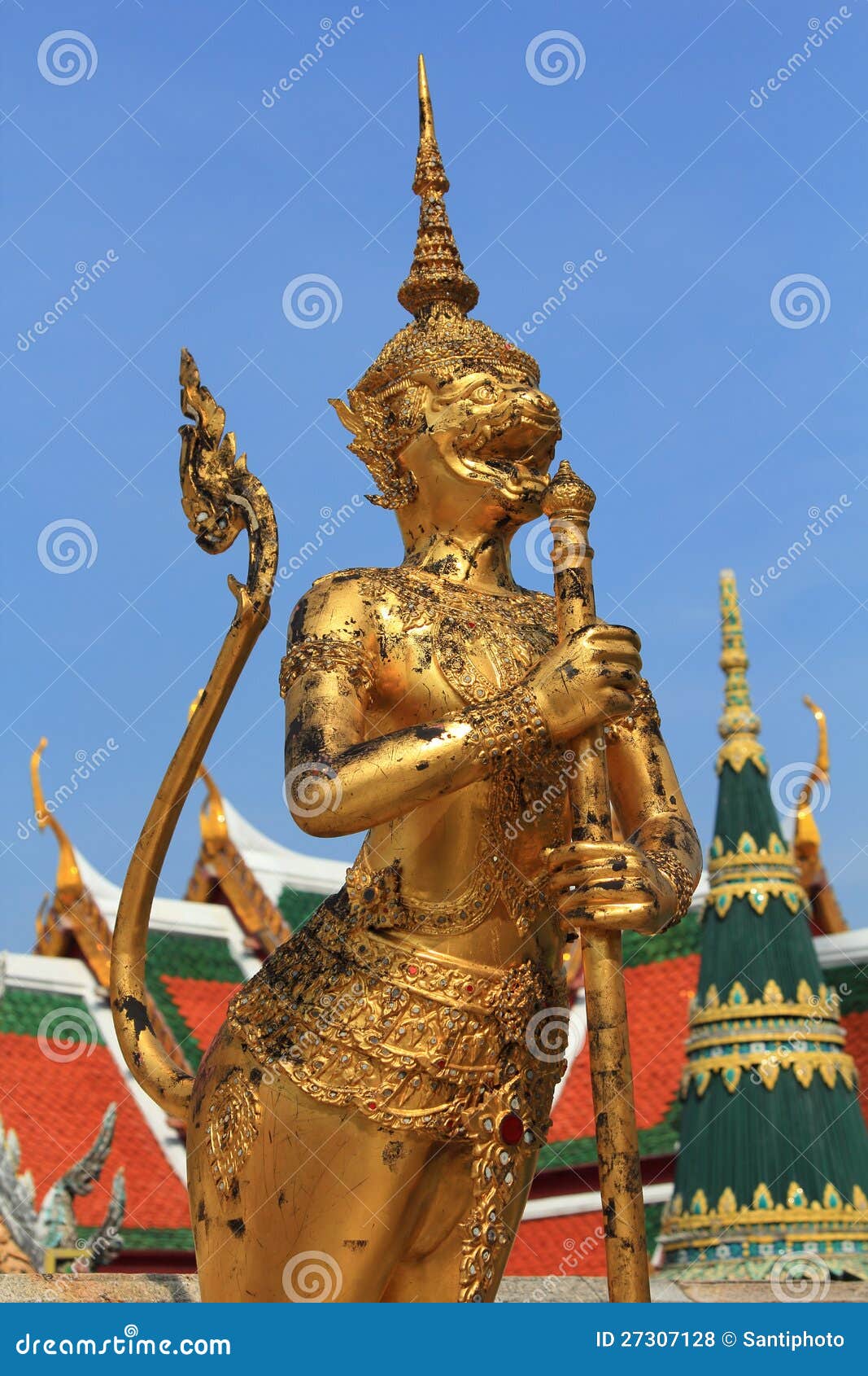 Gold Monkey Pyramid Stock Image | CartoonDealer.com #120265057