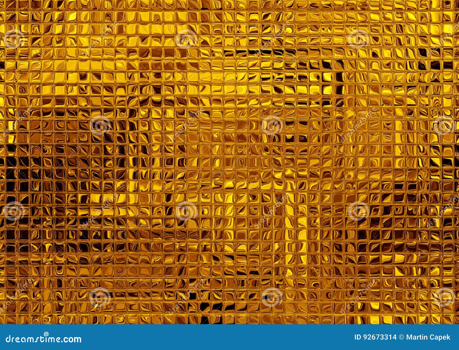 Gold Mosaic Tile Texture Stock Photography | CartoonDealer.com #57057416