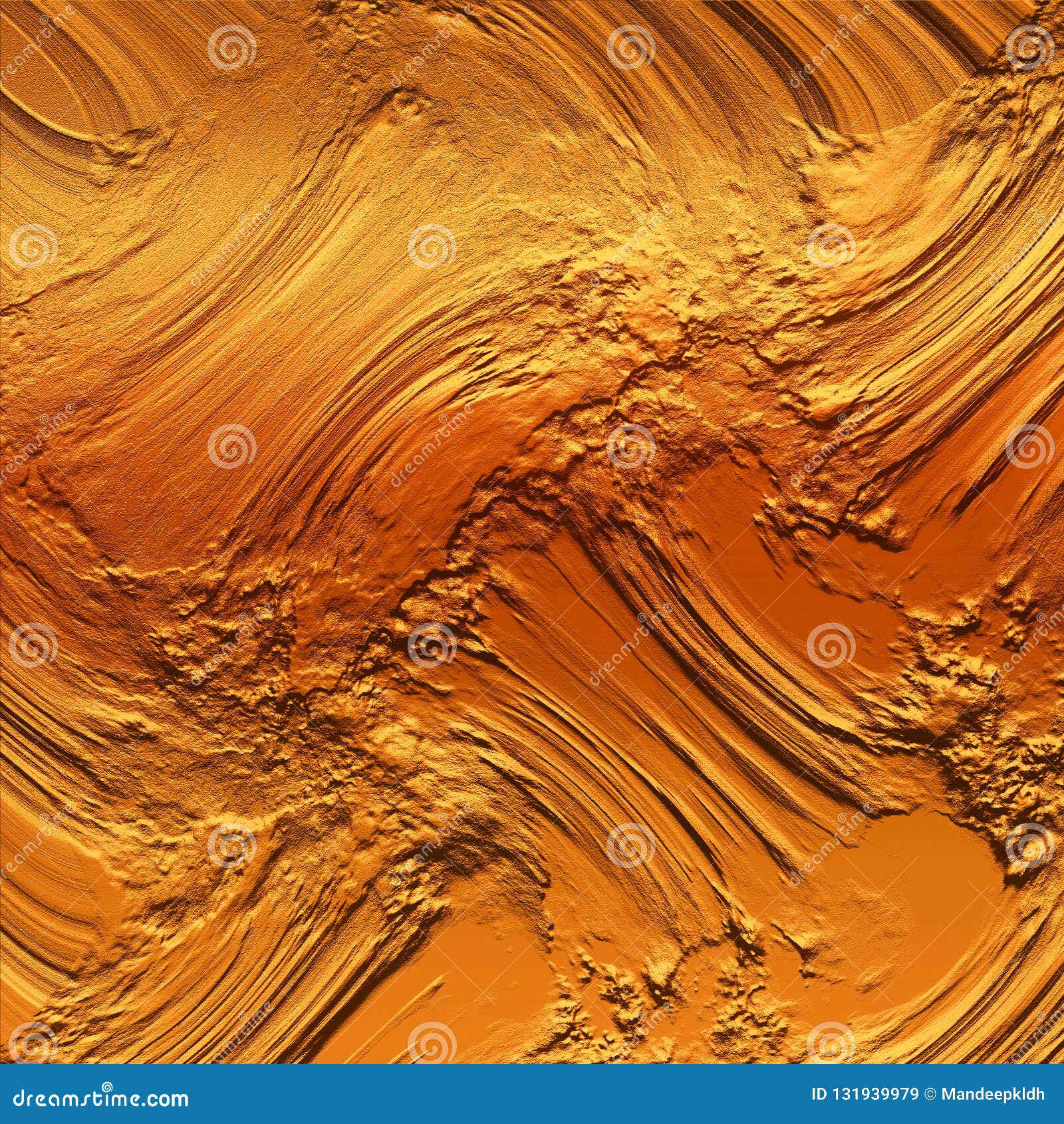 Gold Mud Background Design. Gold Mud Embossed on Rough Patchy Surface ...