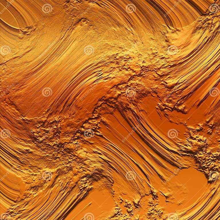 Gold Mud Background Design. Gold Mud Embossed on Rough Patchy Surface ...
