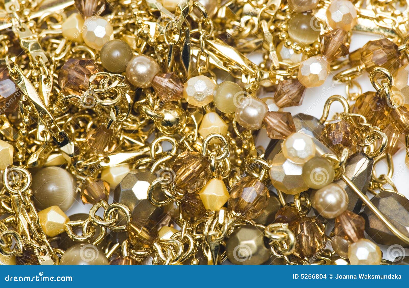 Gold necklaces stock photo. Image of gold, necklaces, jewelry - 5266804