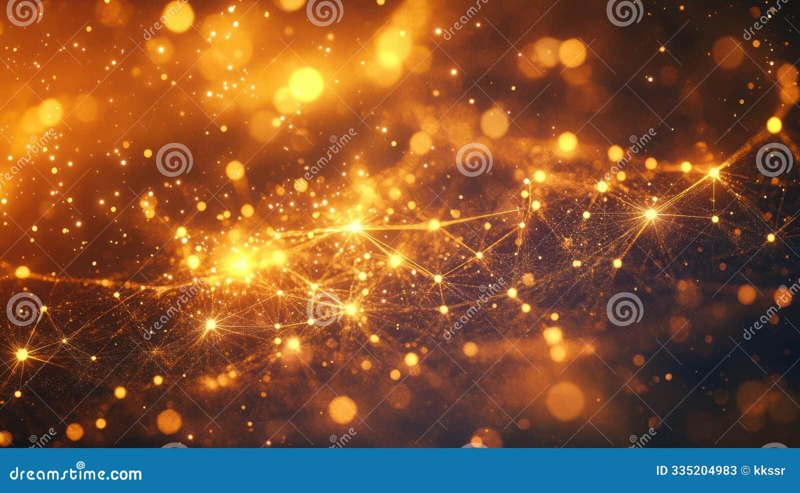 Gold Network Background, a Captivating Background Featuring a Network ...