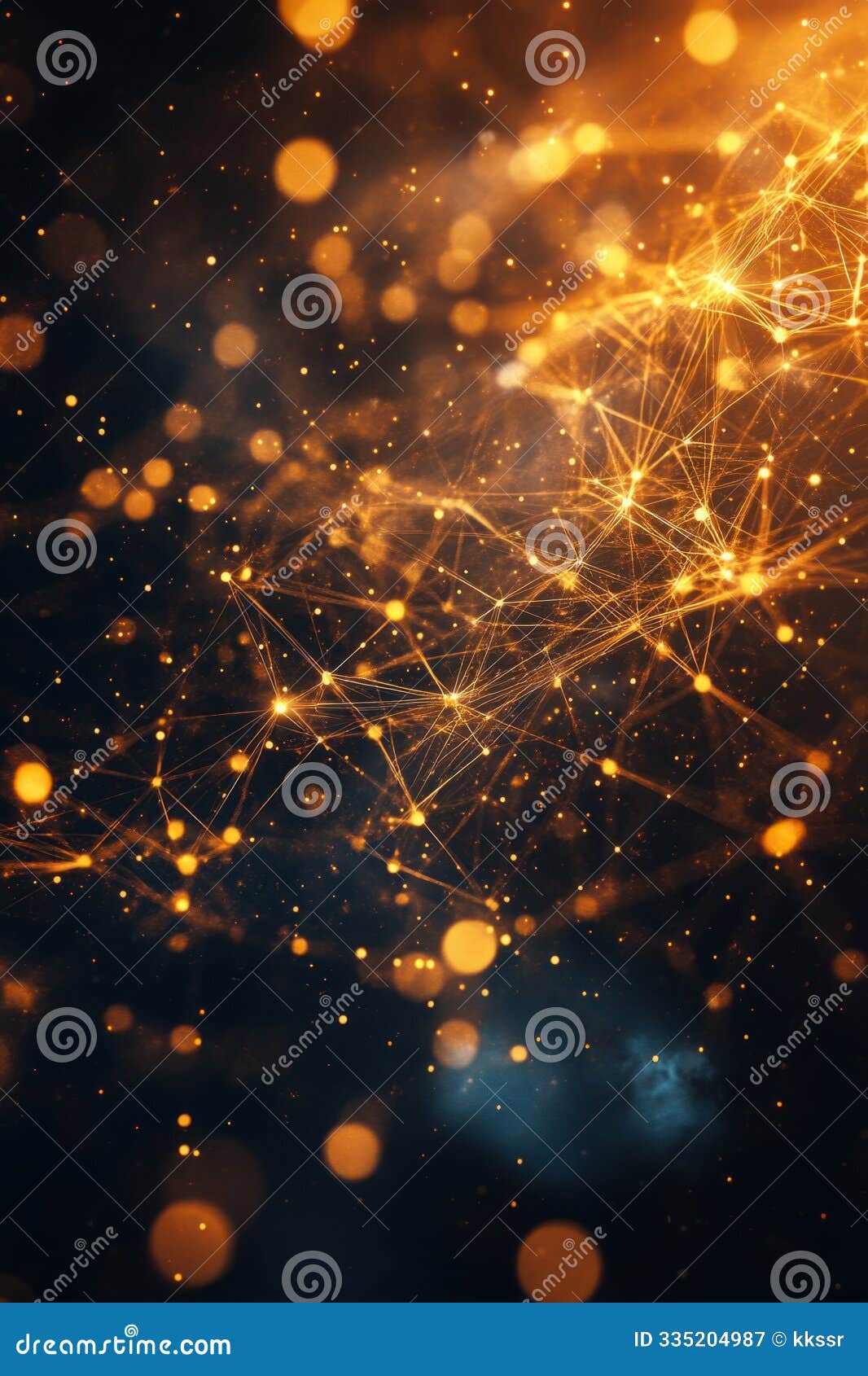 Gold Network Background, a Captivating Background Featuring a Network ...