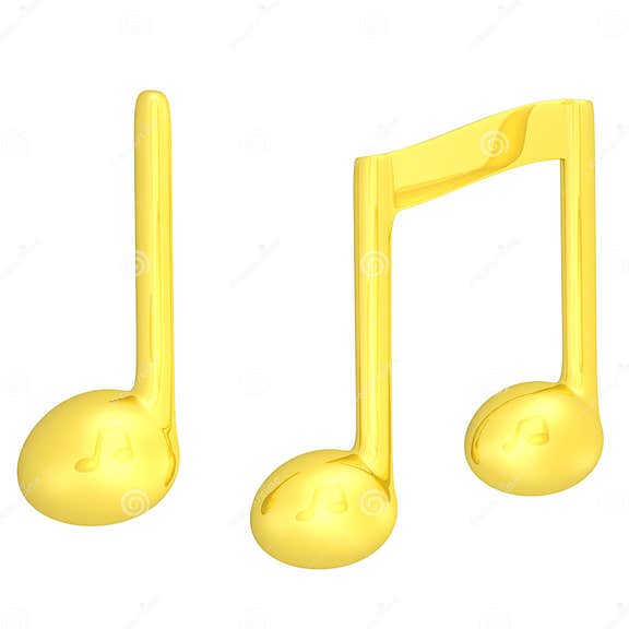 Gold notes stock illustration. Illustration of symbolic - 8429765